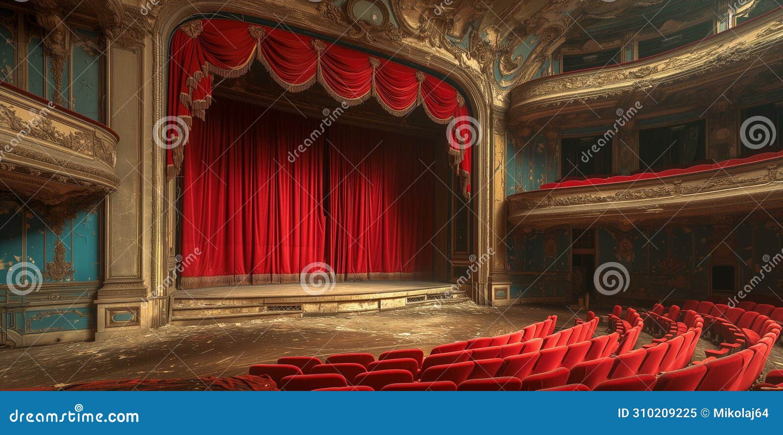 Old Opera House - Generative AI Stock Illustration - Illustration of ...