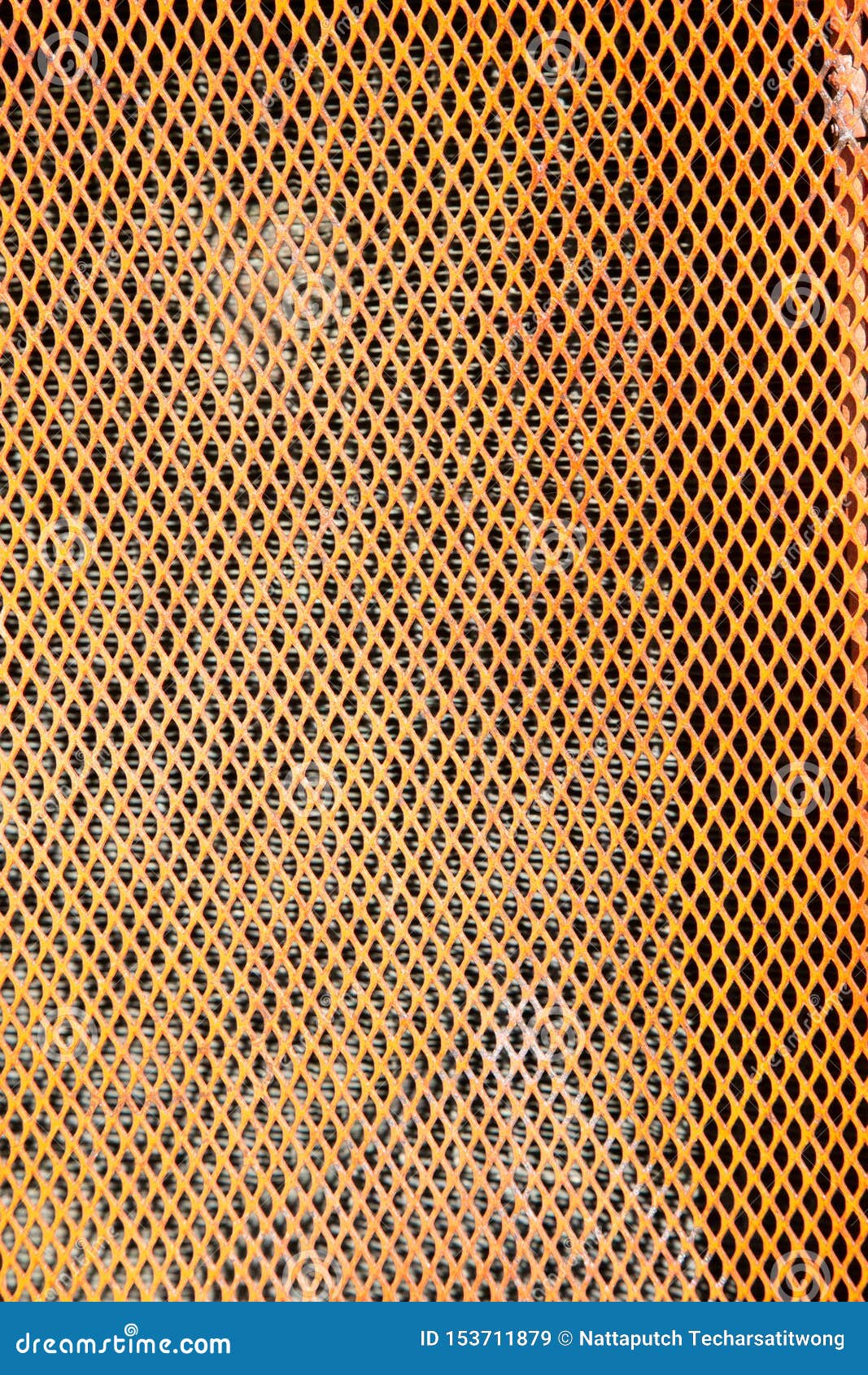 Old Orange Steel Metal Mash Texture Background Stock Image - Image of ...