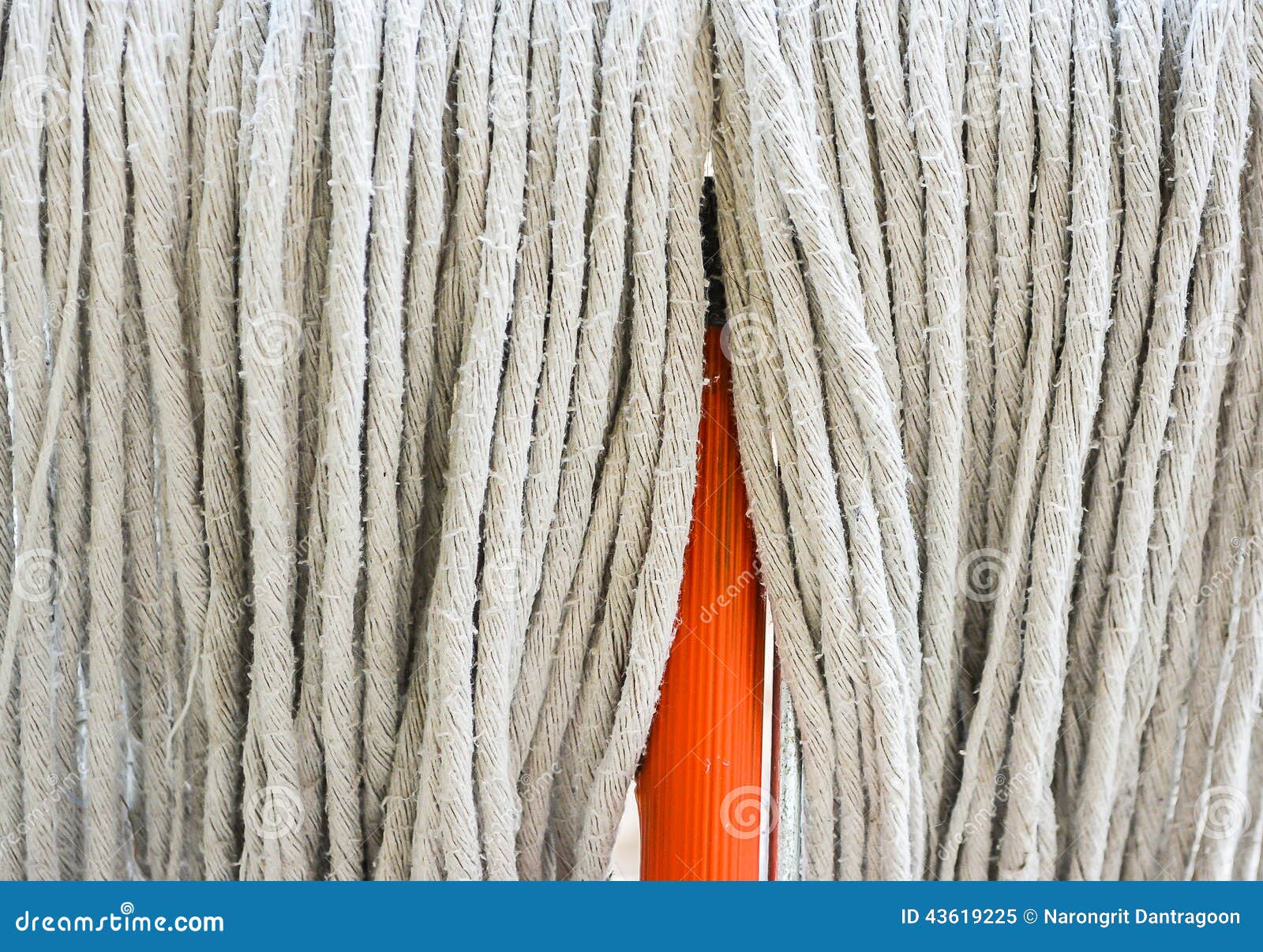 Old Orange Swab for Cleaning Floor Stock Image - Image of sanitary ...
