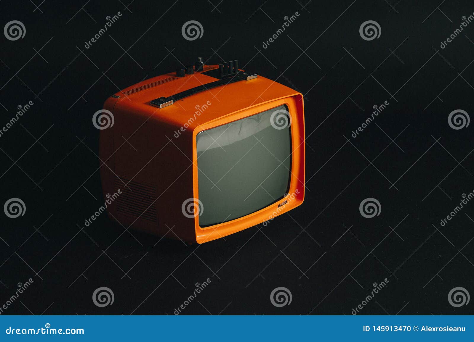 Vintage Orange Televisio Stock Photos - Free & Royalty-Free Stock ...