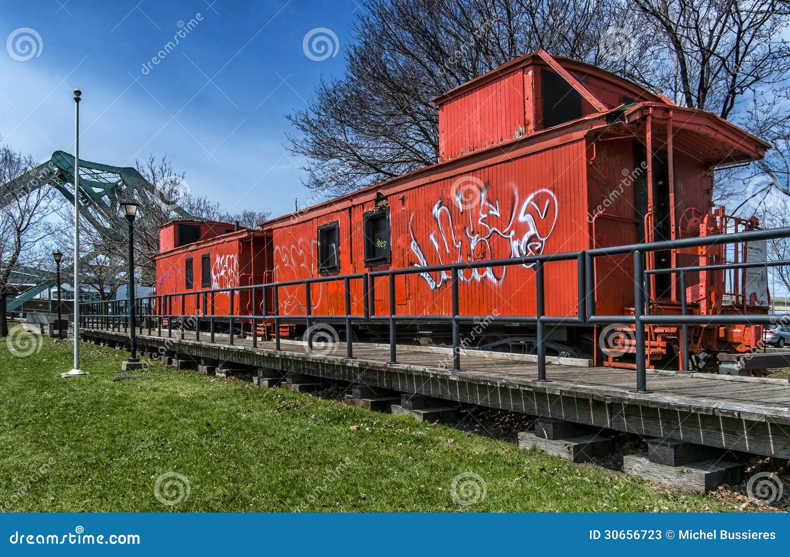 Old orange train stock image. Image of blue, locomotive - 30656723