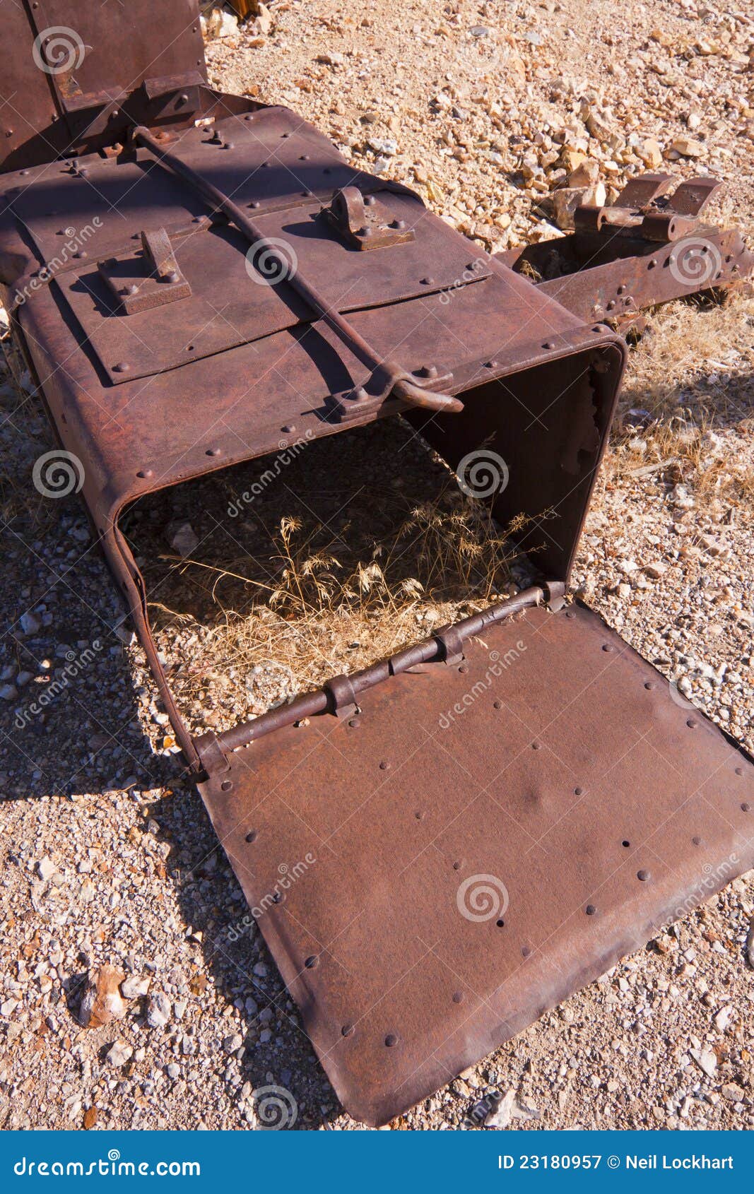 Old Ore Air Tram Bucket stock image. Image of nevada - 23180957