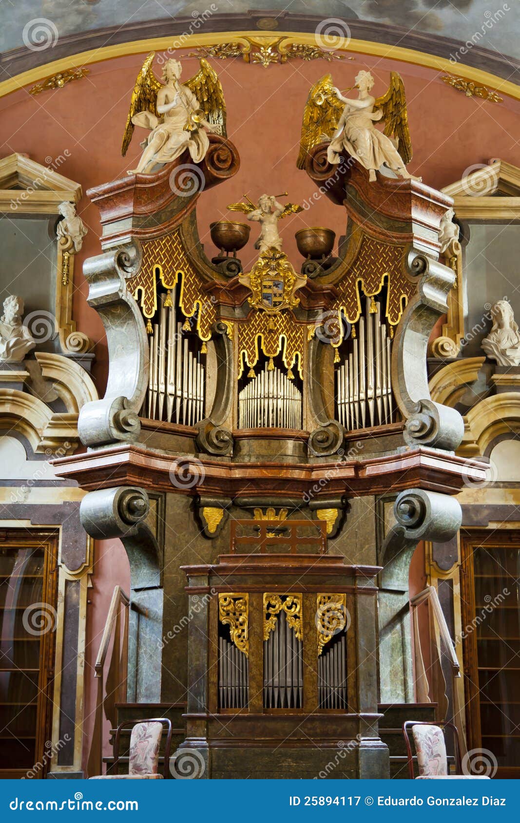 Old Organ Music stock image. Image of republic, painted - 25894117