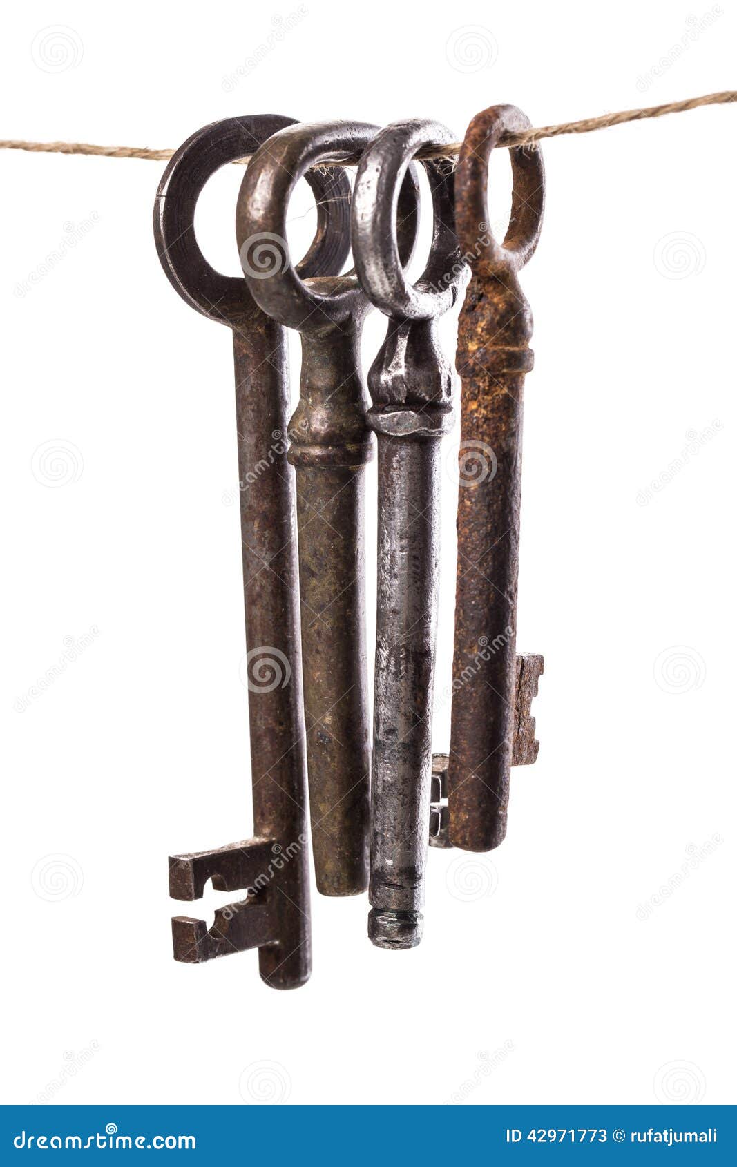 Old, ornate keys stock image. Image of hanging, secrets - 42971773