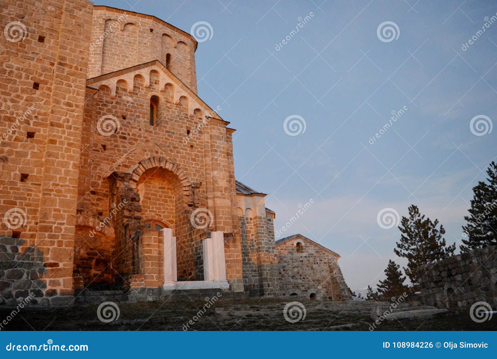 Old ruined monastery stock photo. Image of monastery - 108984226