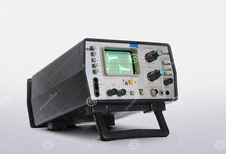 Old oscillograph stock image. Image of learning, oscilloscope - 14390553