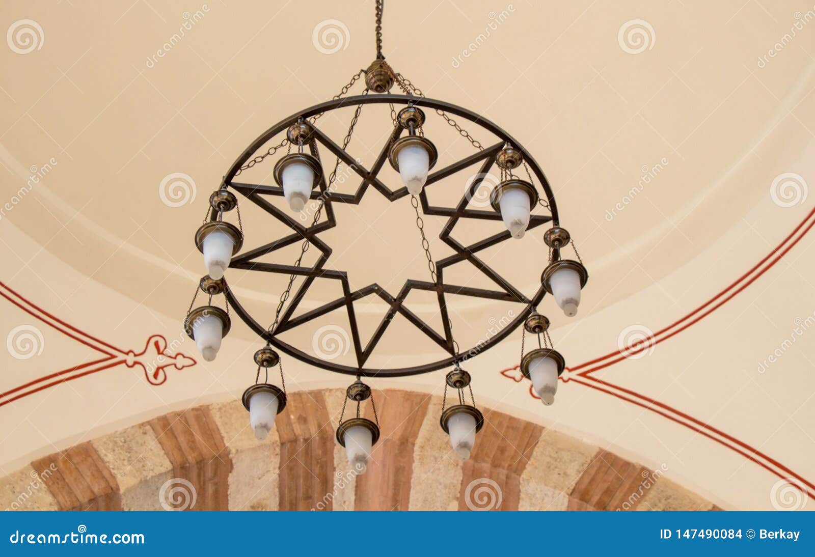 Old Ottoman Style Ceiling Lamps for Interior Decoration Stock Photo ...