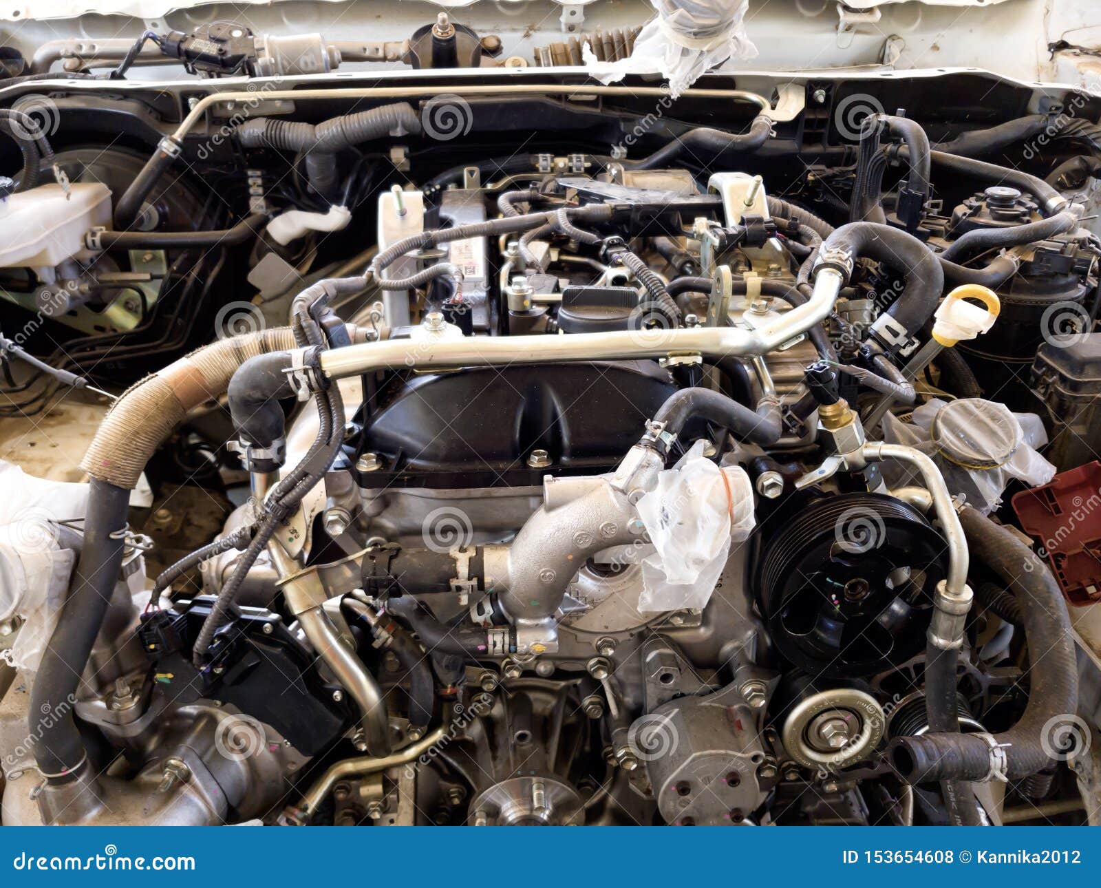 An Old Outdated Engine, a Closeup Shot, Engine Car Broken Stock Photo ...