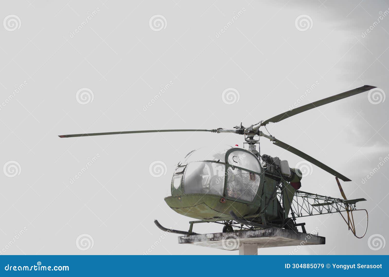 Old and Outdated Helicopters Cannot Used Stock Image - Image of antique ...