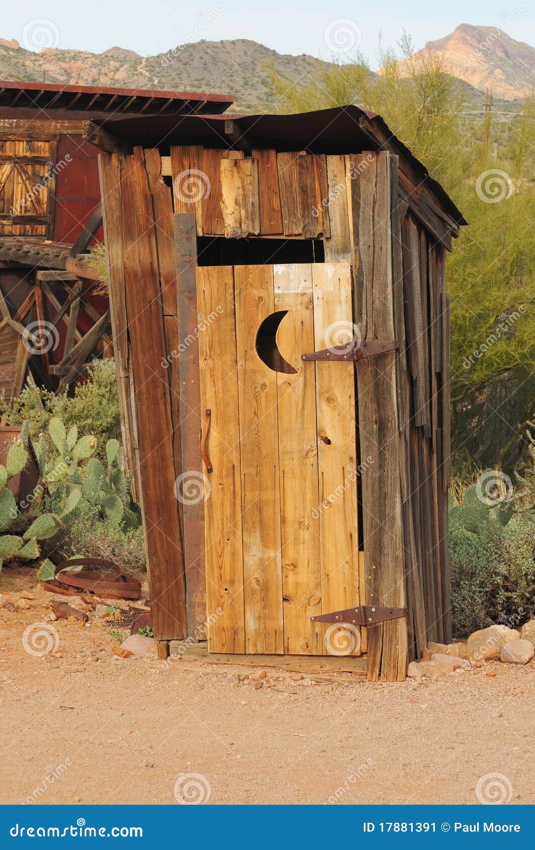 Old Outhouse stock image. Image of building, rural, tree - 17881391