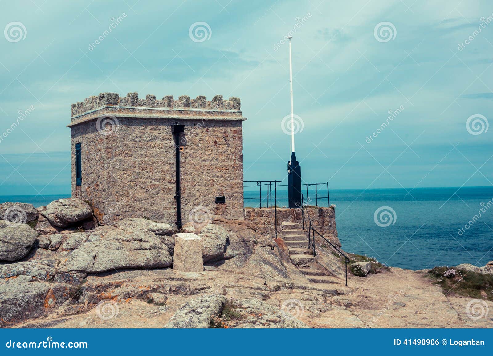 Old outpost on the coast stock photo. Image of britain - 41498906