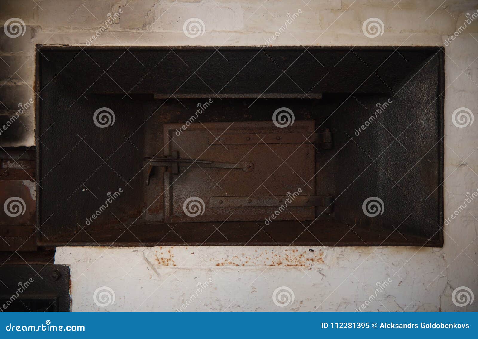 Old oven in the mill . stock image. Image of fire, food - 112281395