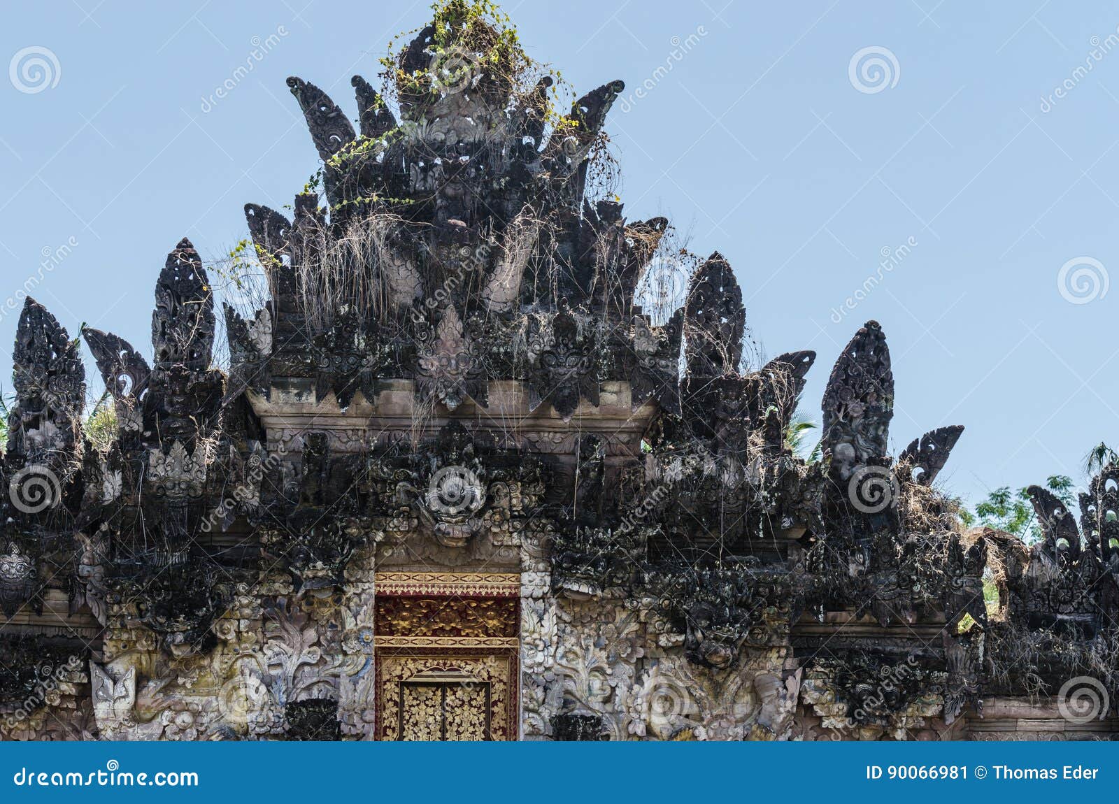 Old Overgrown Temple Complex Stock Image - Image of guide, architecture ...