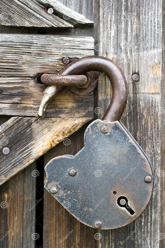 Old padlock stock image. Image of retro, padlock, rusty - 14757701