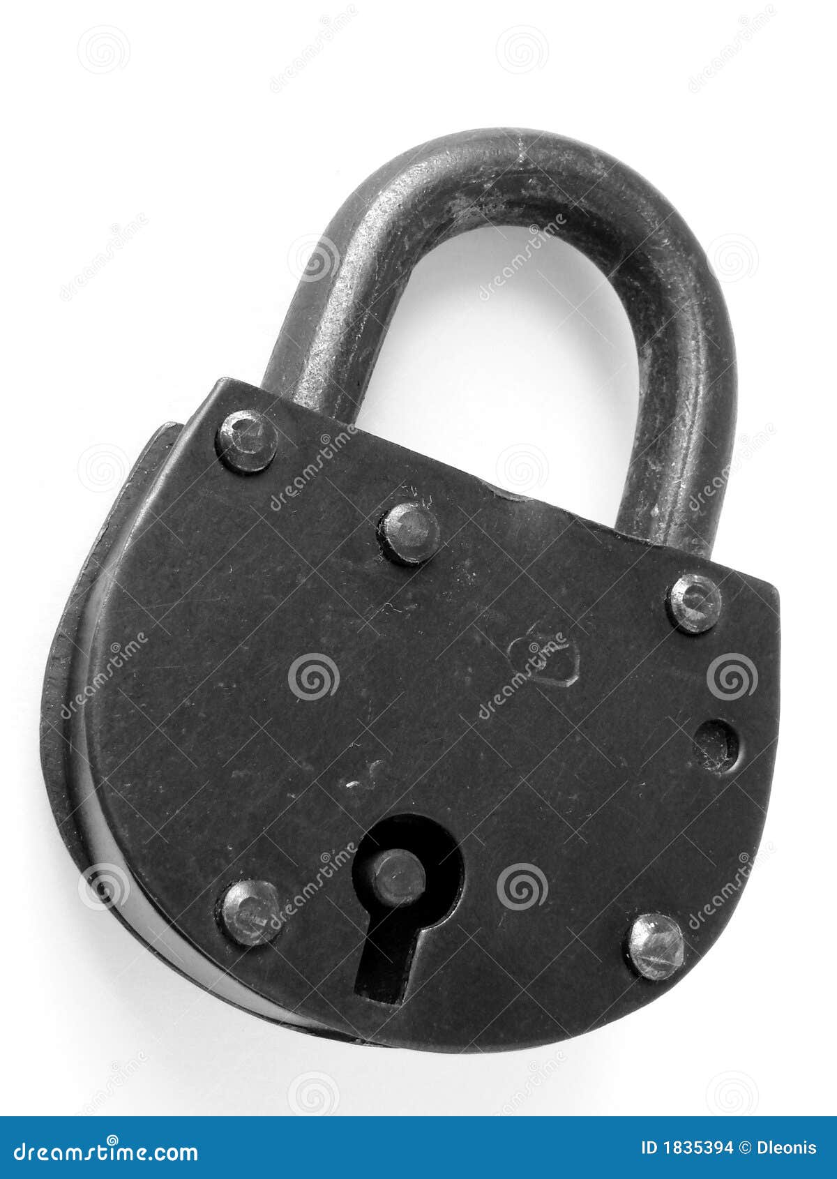 Old padlock stock photo. Image of privacy, protection - 1835394