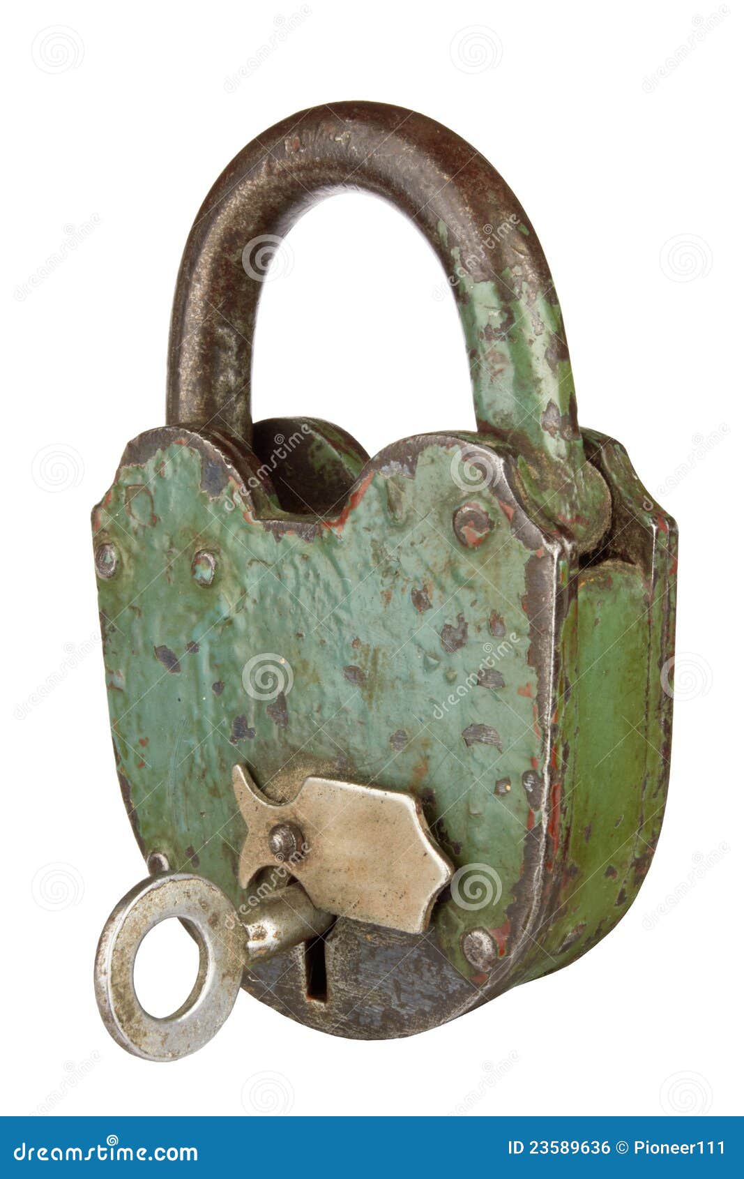 Old padlock stock photo. Image of retro, closeup, item - 23589636