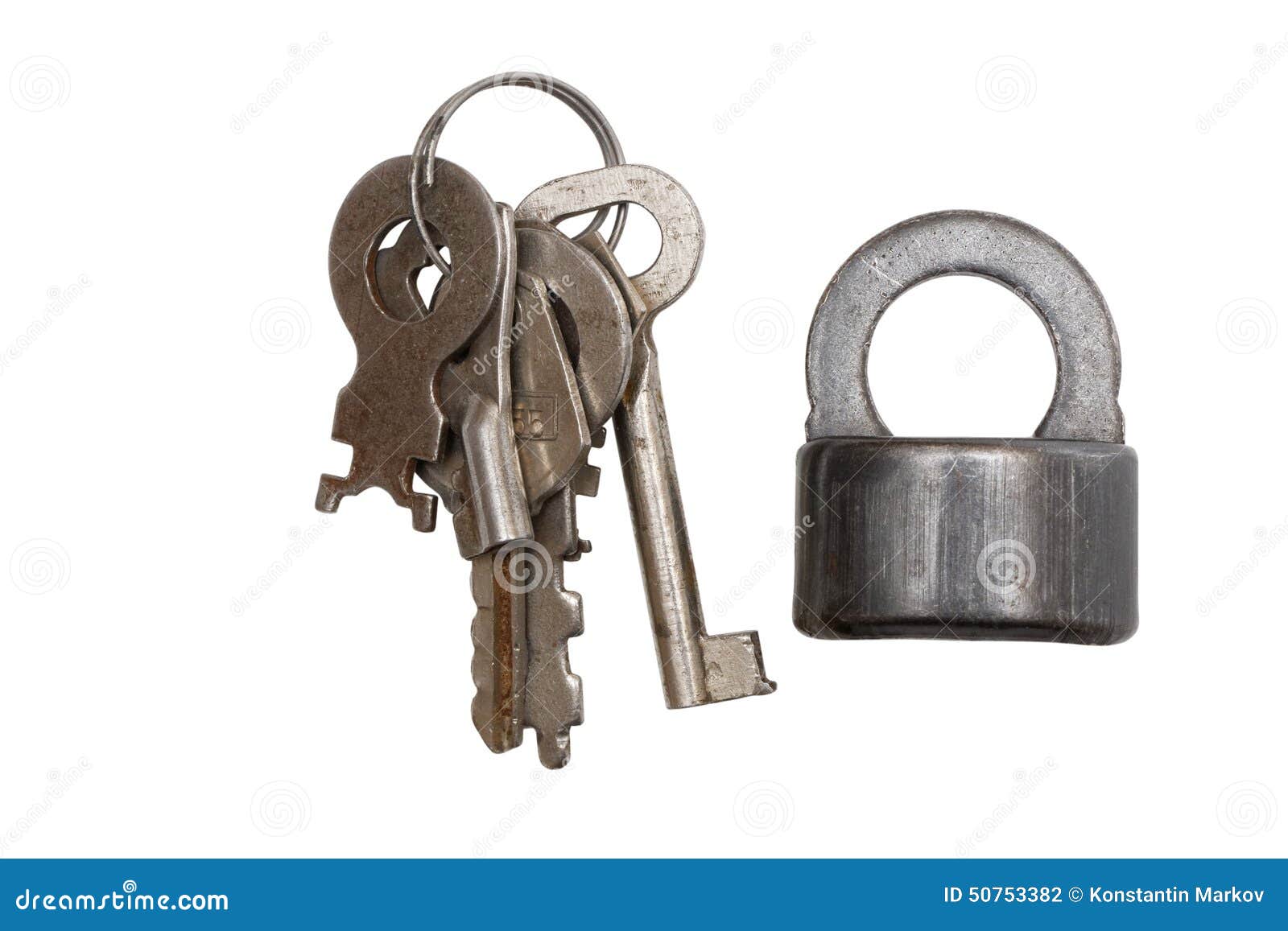 Old padlock and keys stock photo. Image of rust, ideas - 50753382