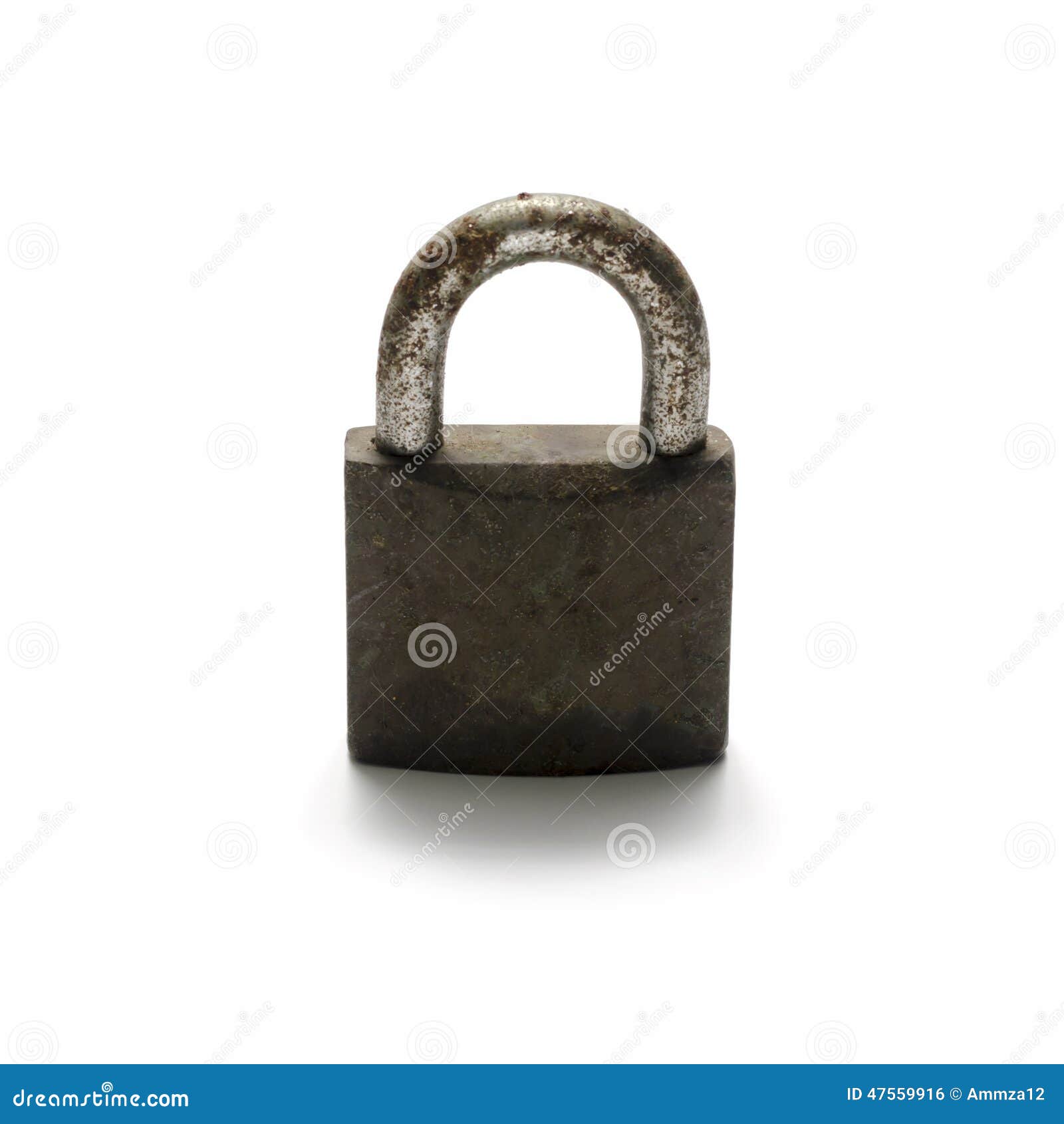 Old padlock with rust stock photo. Image of vintage, grunge - 47559916