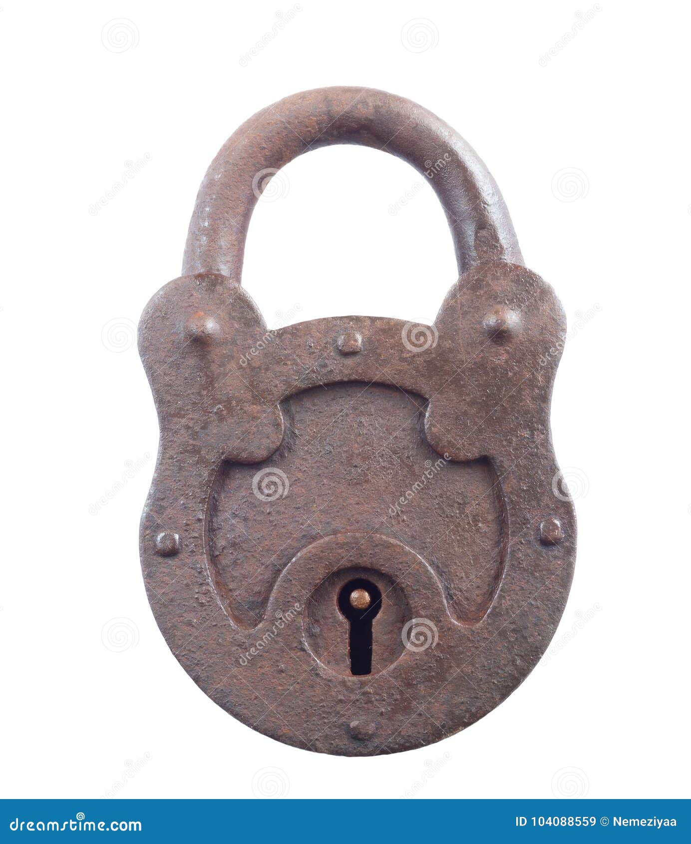 Old padlock stock image. Image of aged, object, safe - 104088559