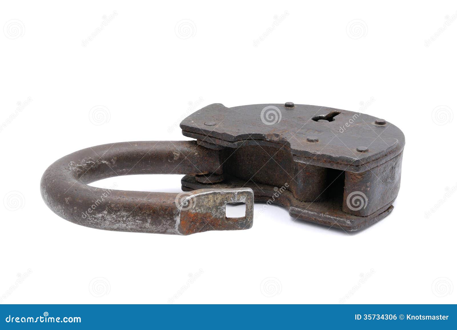 Old padlock stock photo. Image of close, ruin, obsolete - 35734306