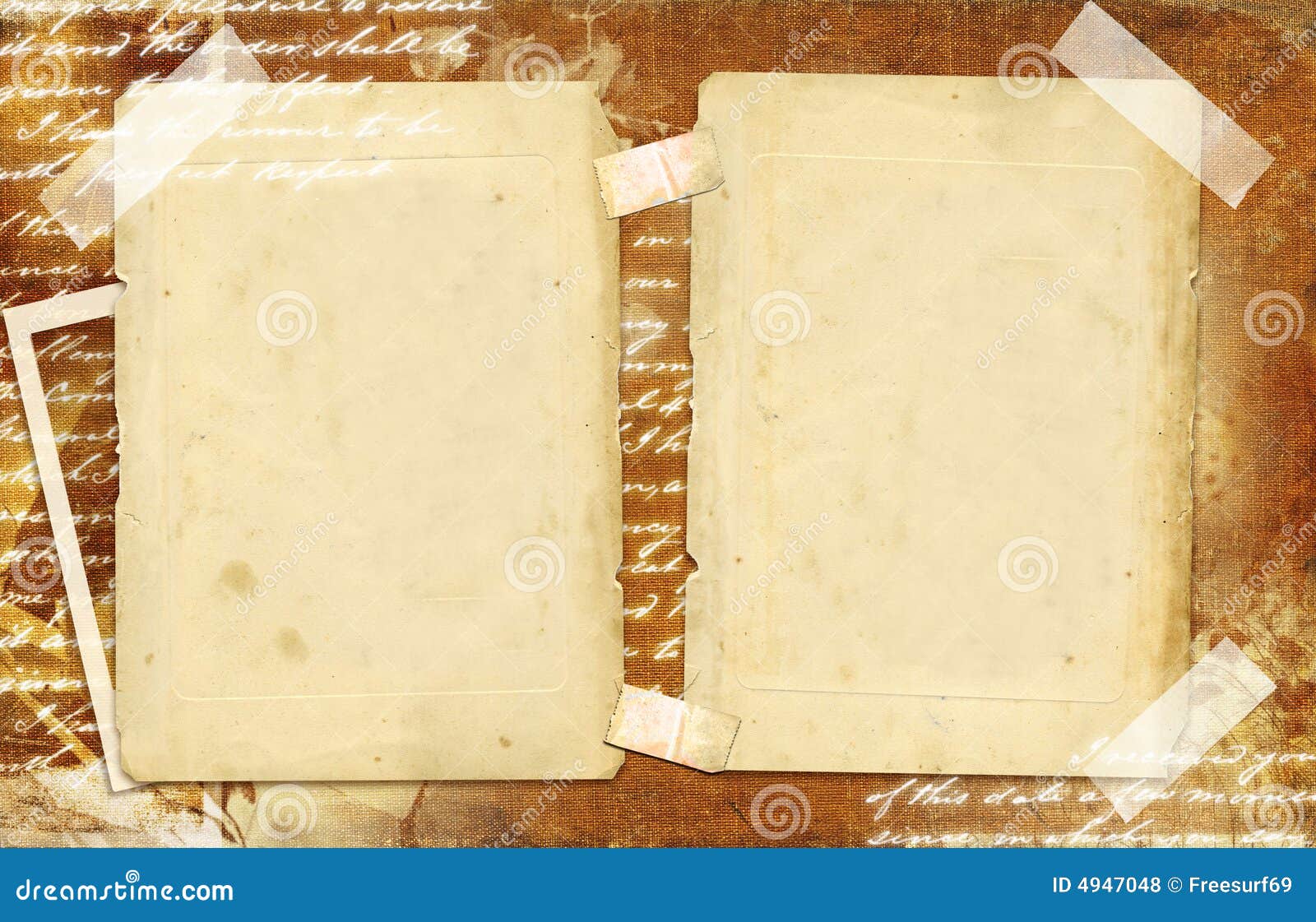 Old pages stock illustration. Illustration of aged, page - 4947048