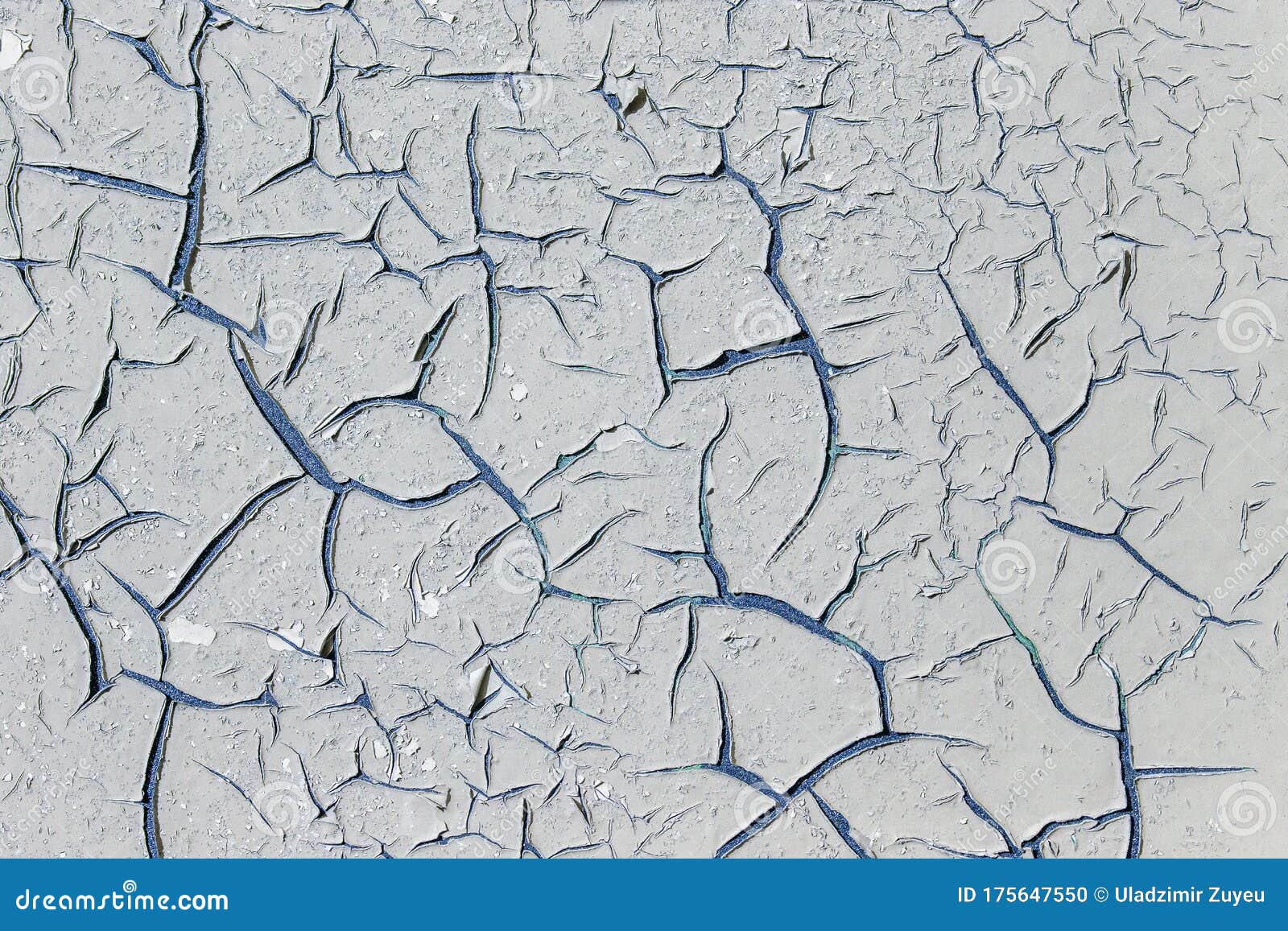 Old Paint Background. Texture and Pattern of Peeling Dried Old Paint on ...