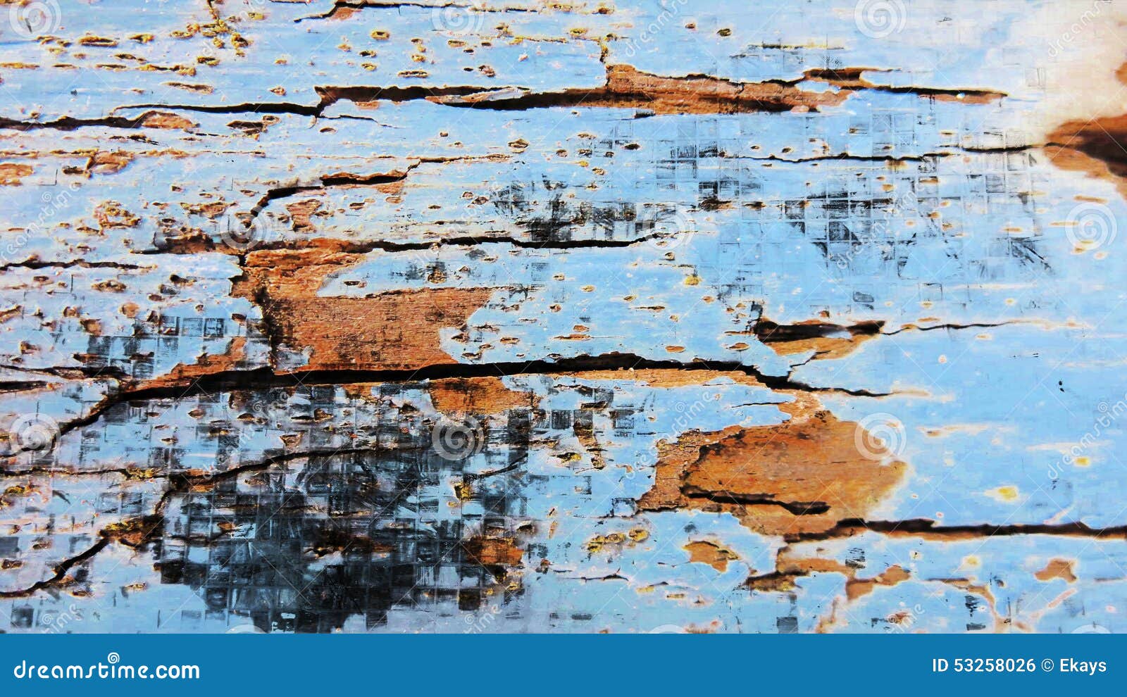 Old Blue Paint Peeling on Wooden Wall Stock Photo - Image of shabby ...