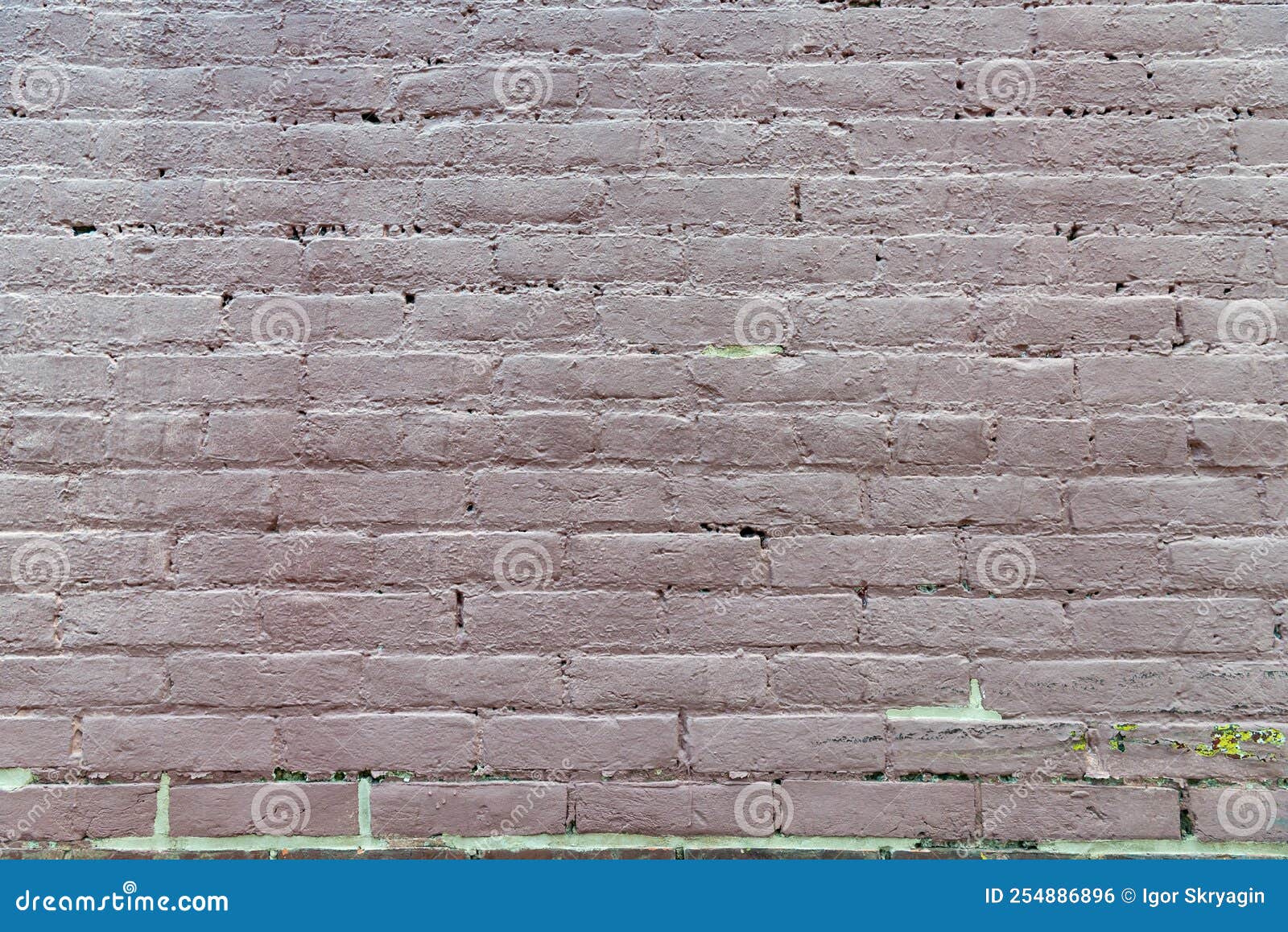 Old Painted Brick Wall As Background or Wallpaper Stock Photo - Image ...