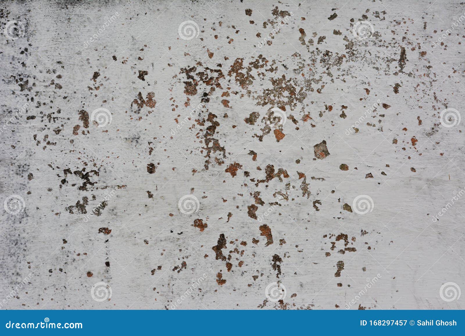 Old Painted Concrete Wall Damage Surface. Stock Image - Image of ...