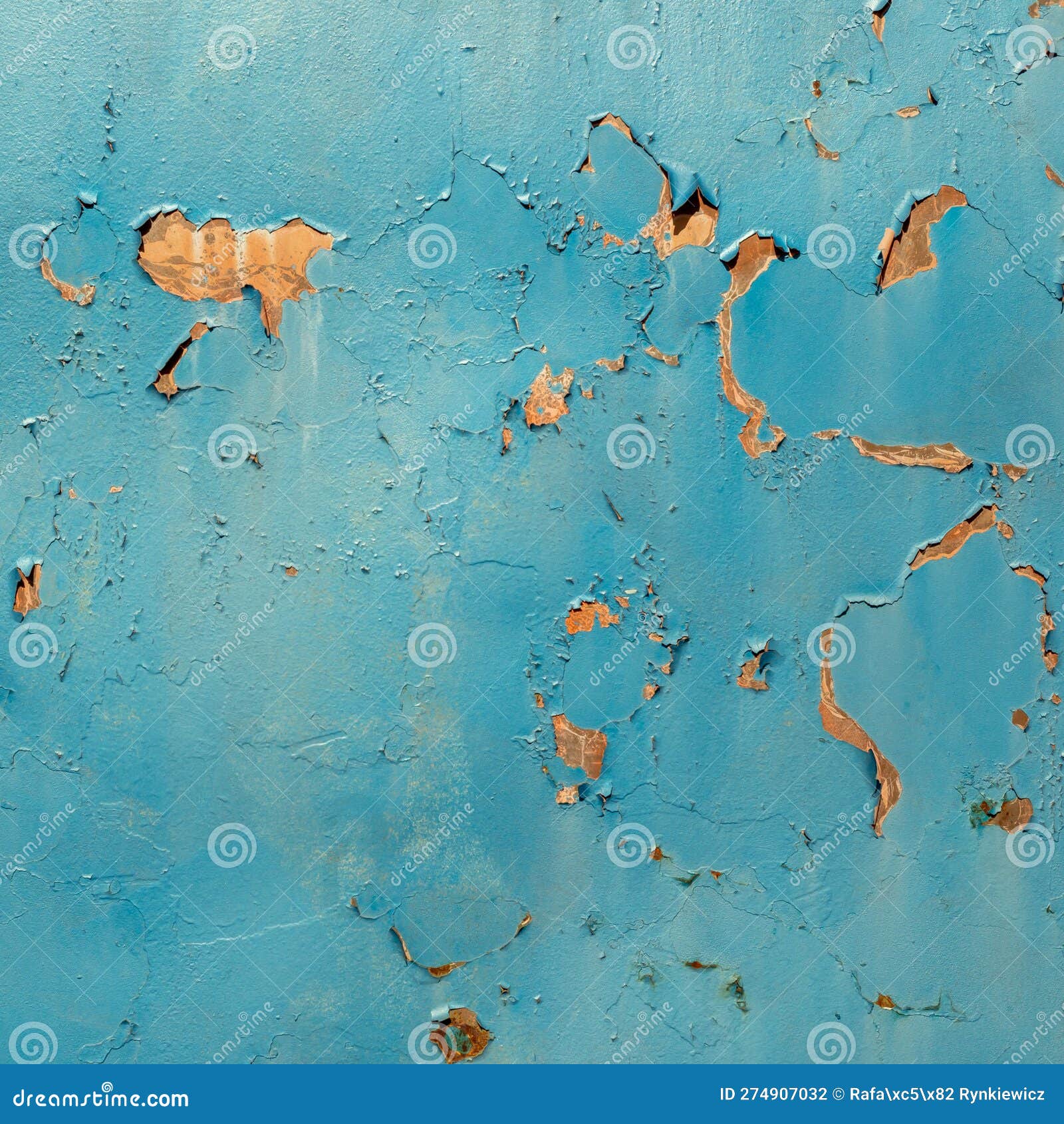 Old Painted Metal Texture with Traces of Rust Stock Photo - Image of ...