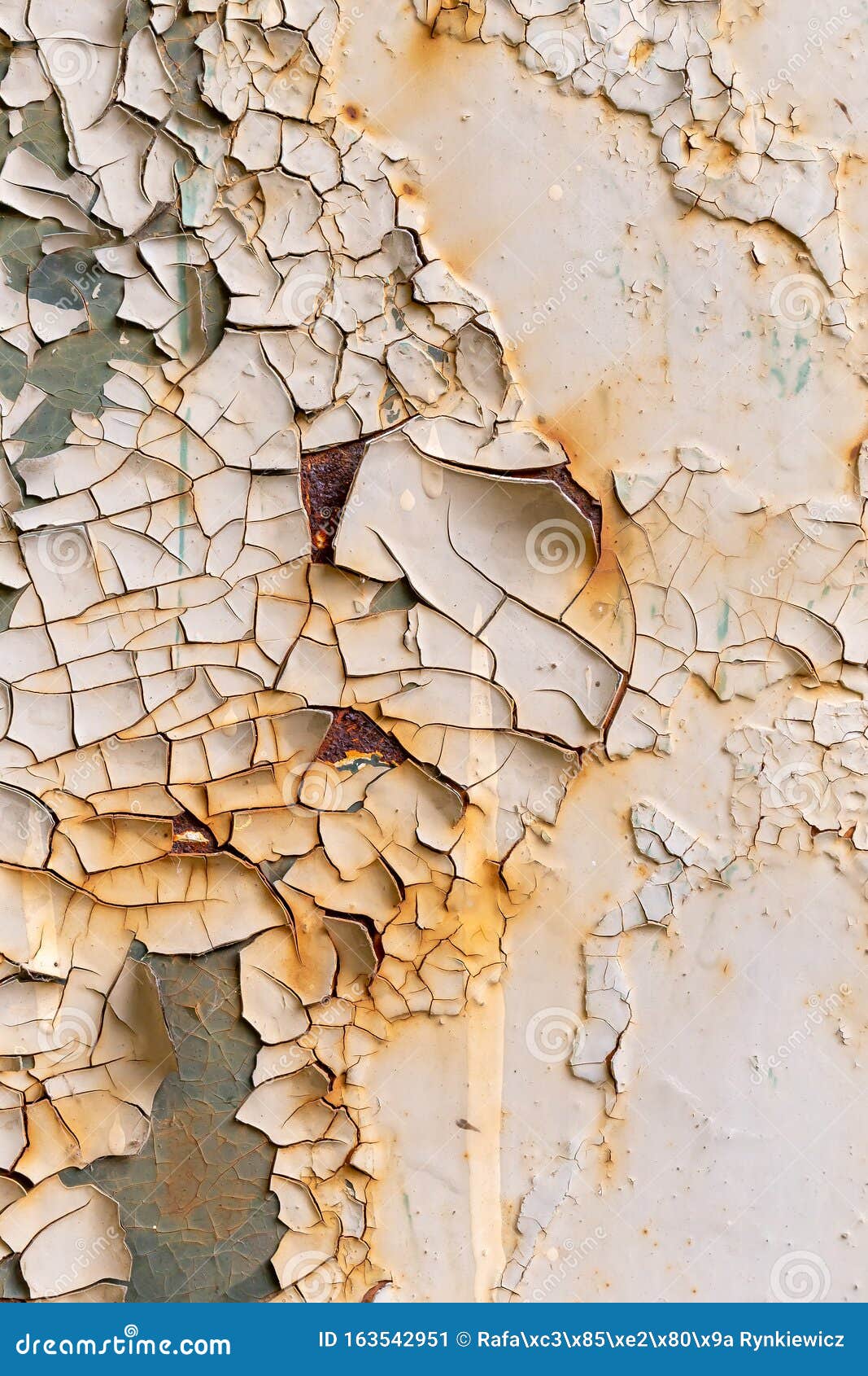 Old Painted Metal Texture with Traces of Rust Stock Image - Image of ...