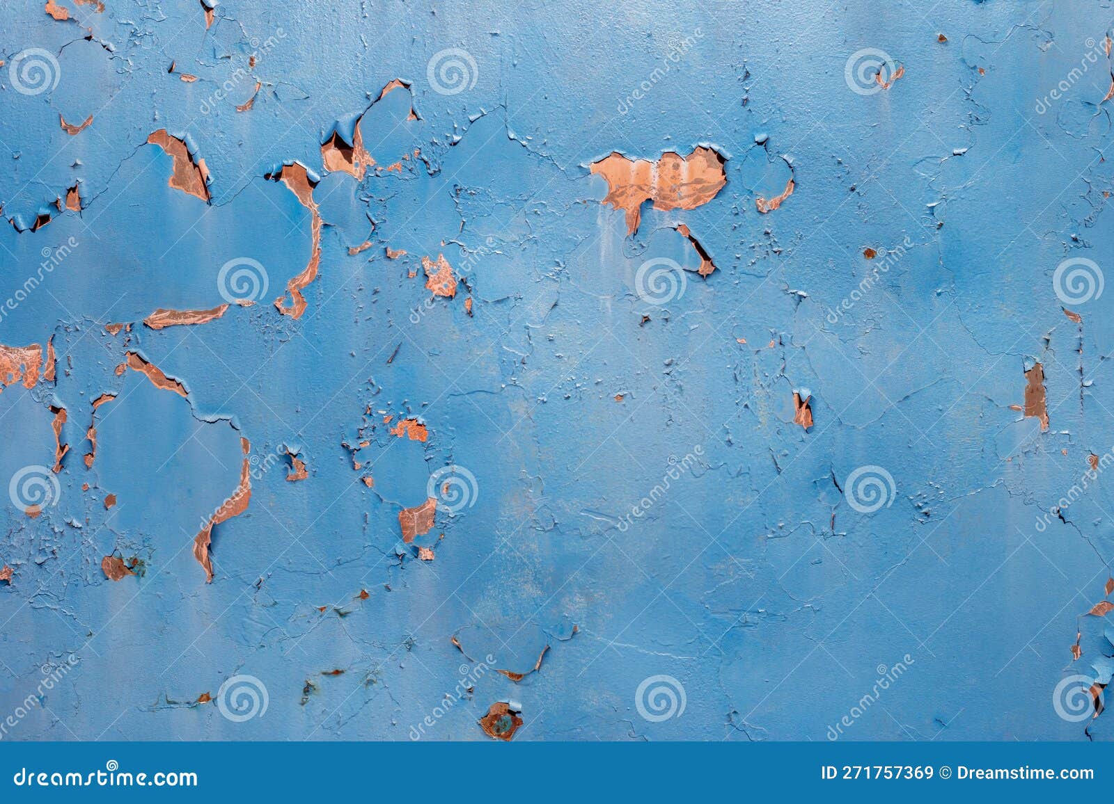 Old Painted Metal Texture with Traces of Rust. Stock Image - Image of ...