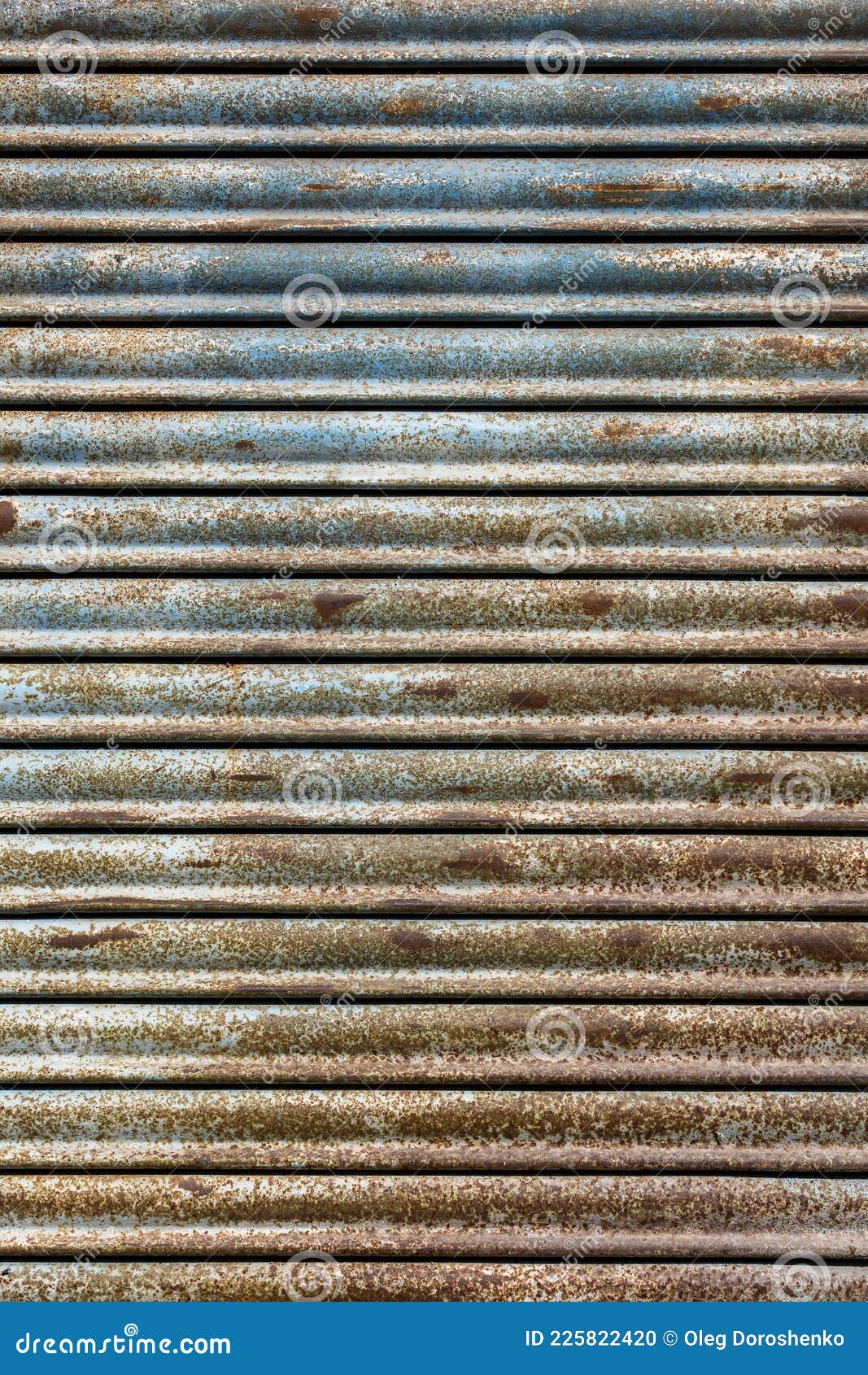 Old Painted Metal Wall Texture, Background. Rusty Metal Sheet for ...