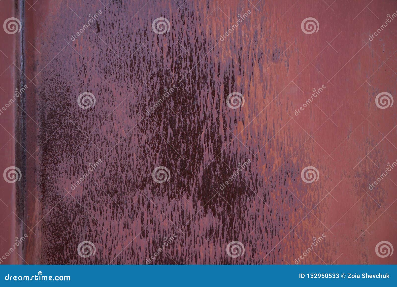 Old Painted Texture of Rusty Metal Wall Stock Image - Image of burgundy ...