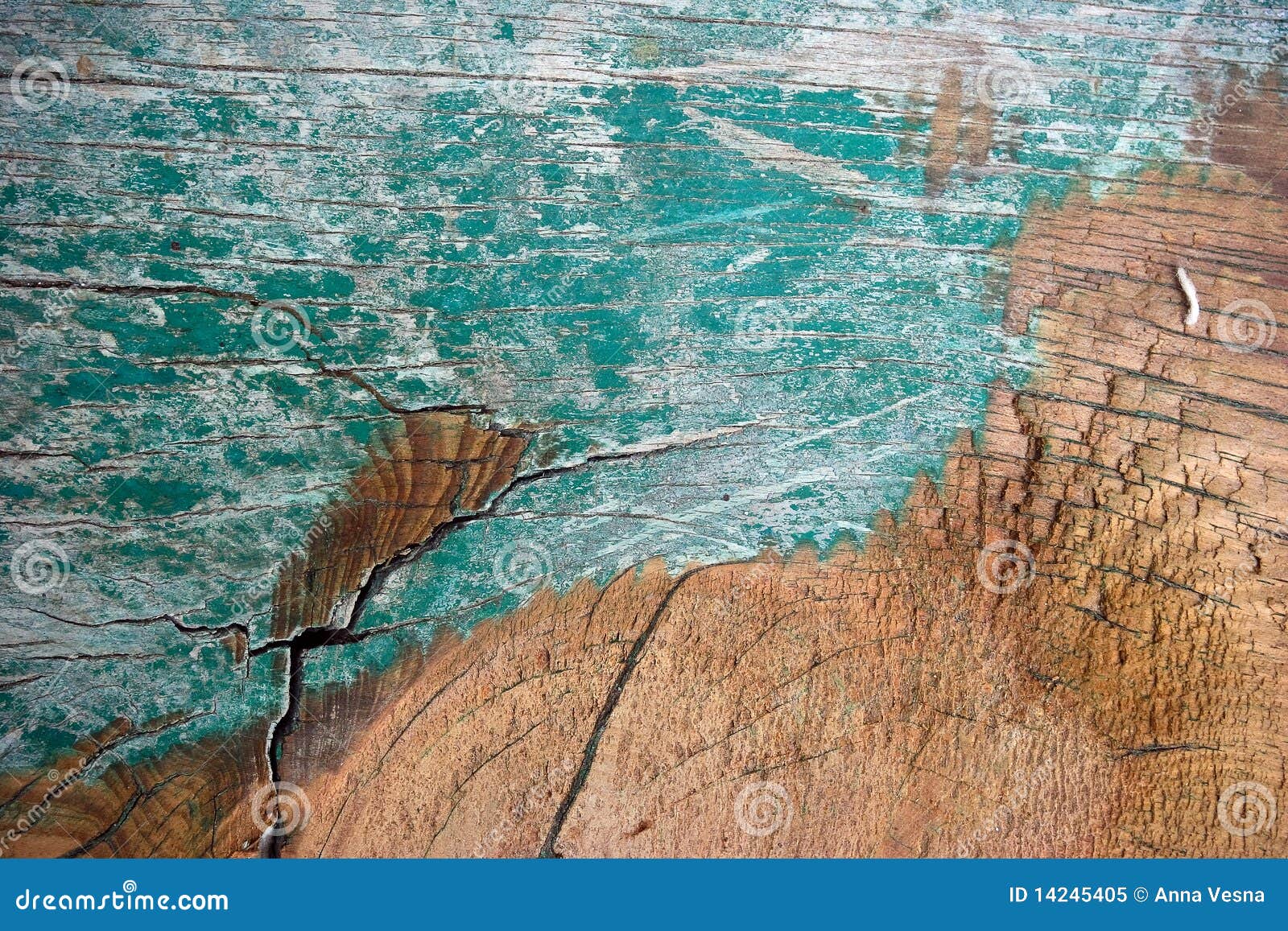 Old painted wood. stock image. Image of house, split - 14245405