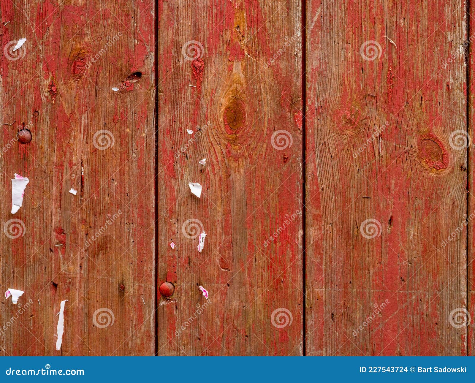 Old Painted Wood Surface with Shards of Paper Stock Photo - Image of ...