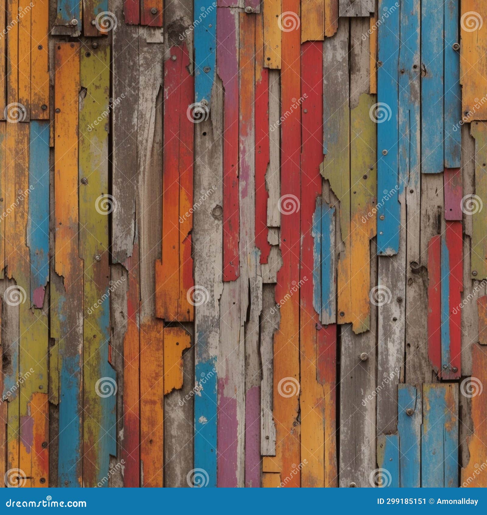 Old Painted Wood Texture Seamless Pattern Rustic Digital Background ...