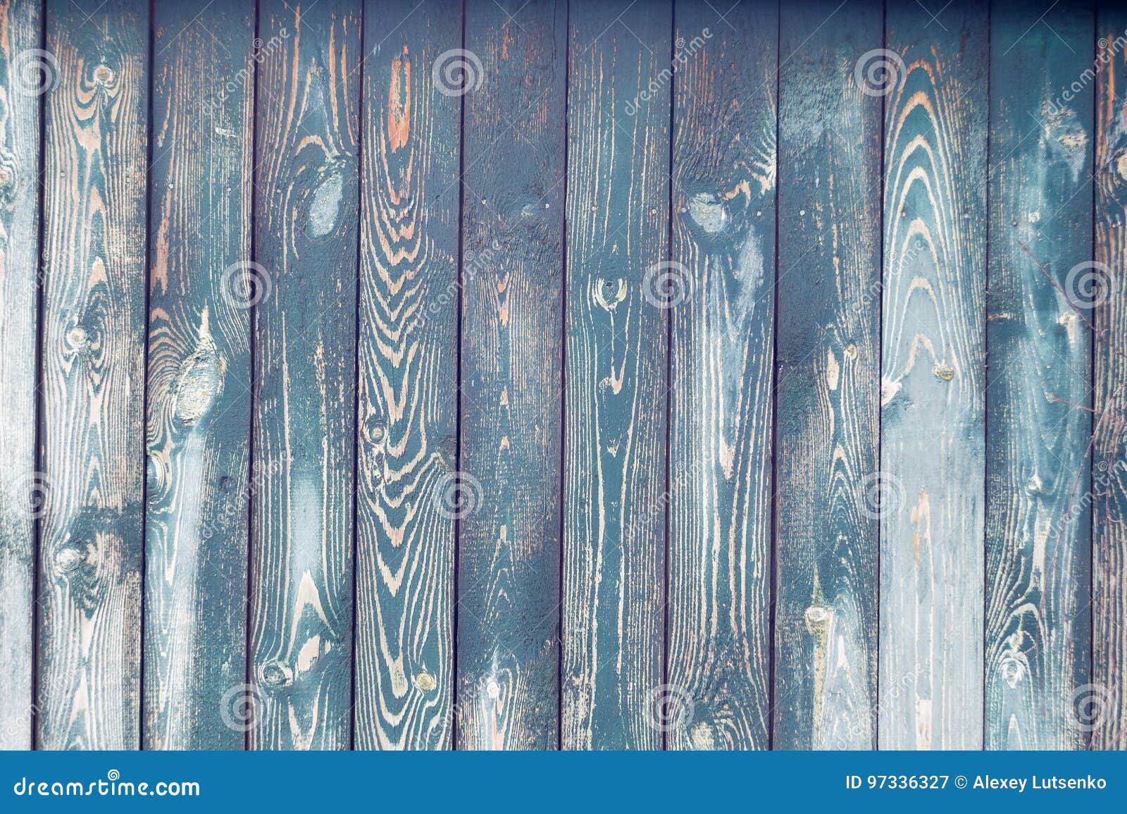 Old Painted Wooden Fence Background Stock Image - Image of painted ...
