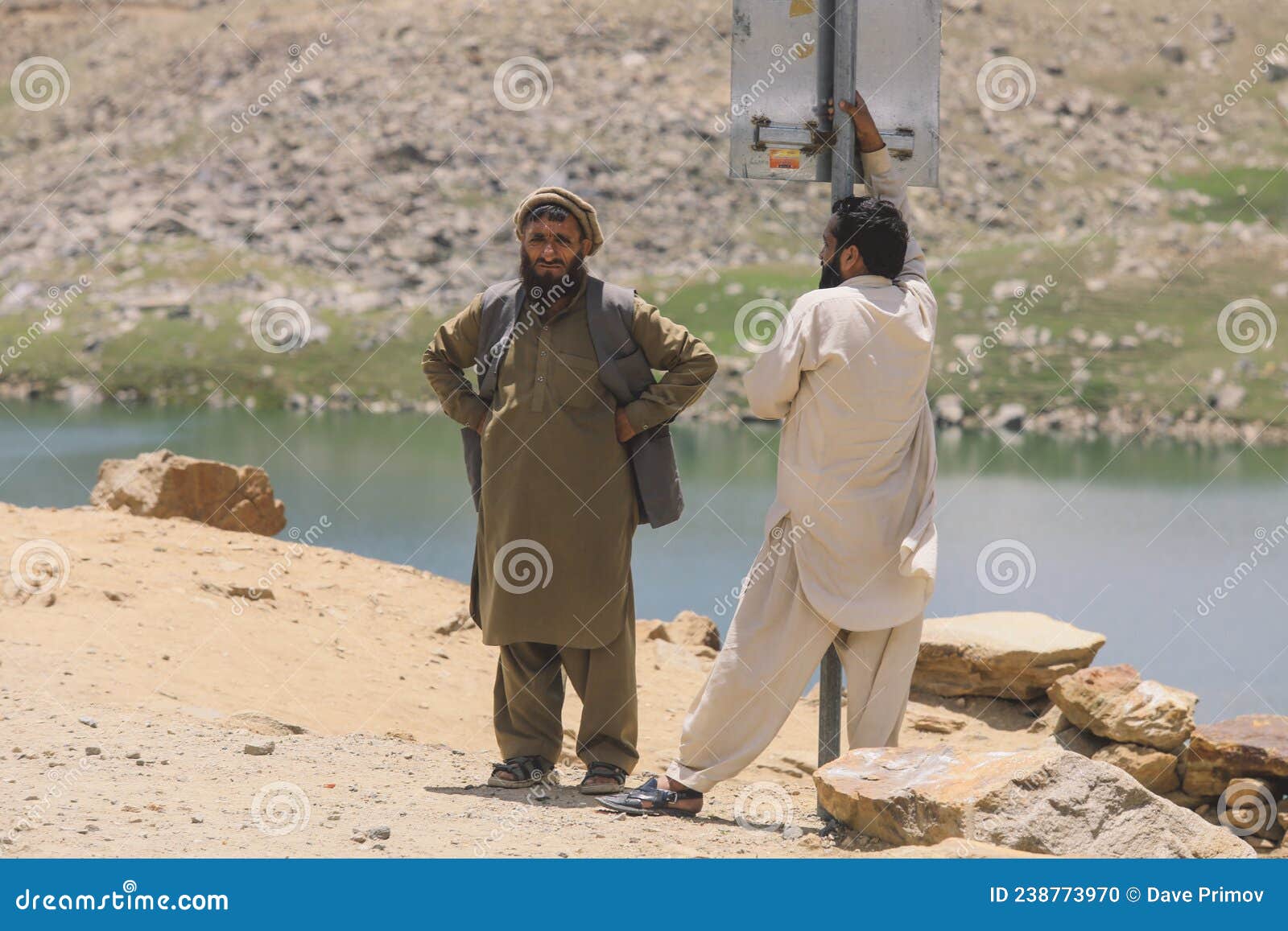 Old Pakistani Man with White Beard in Traditional Pakol Editorial Image ...