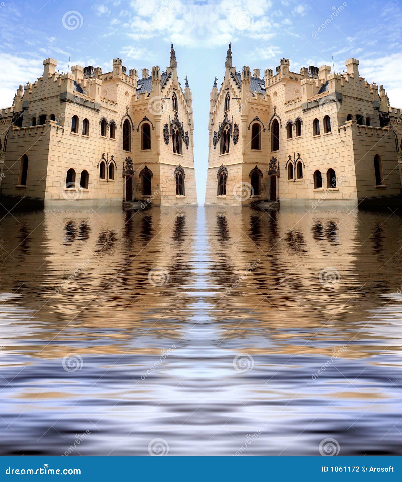 Old palace stock photo. Image of gems, lake, castle, brown - 1061172