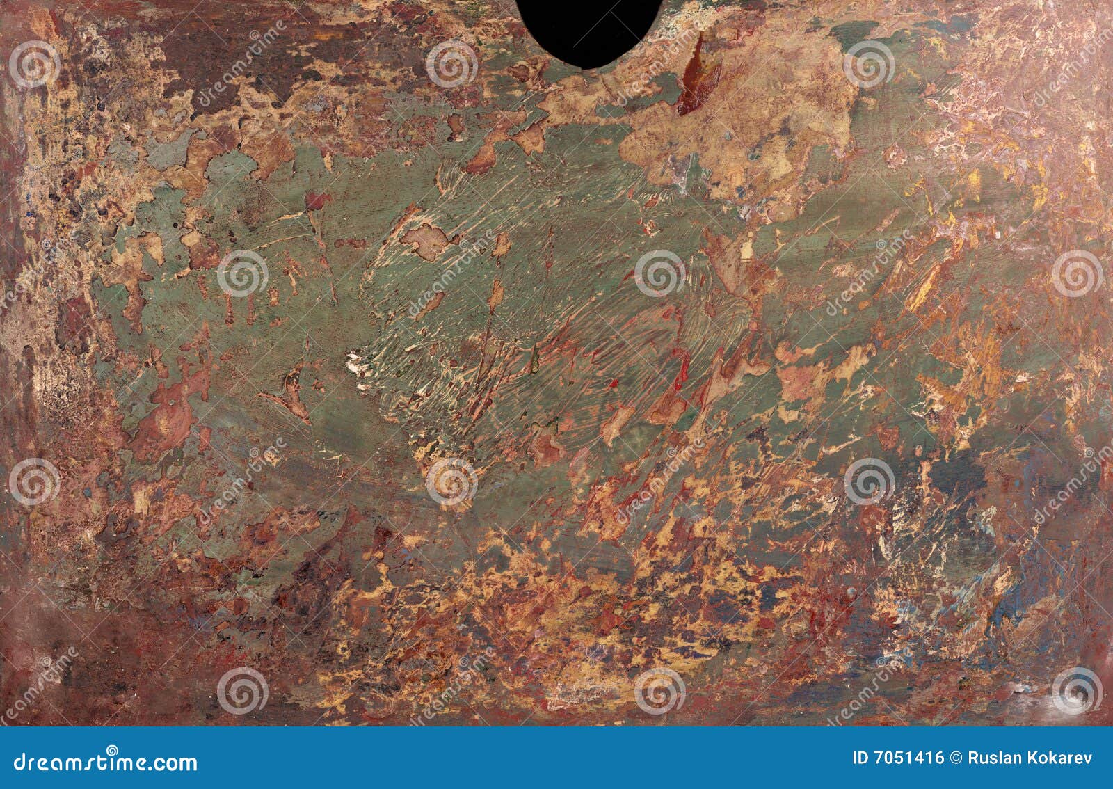 Old palette. stock photo. Image of color, handmade, media - 7051416