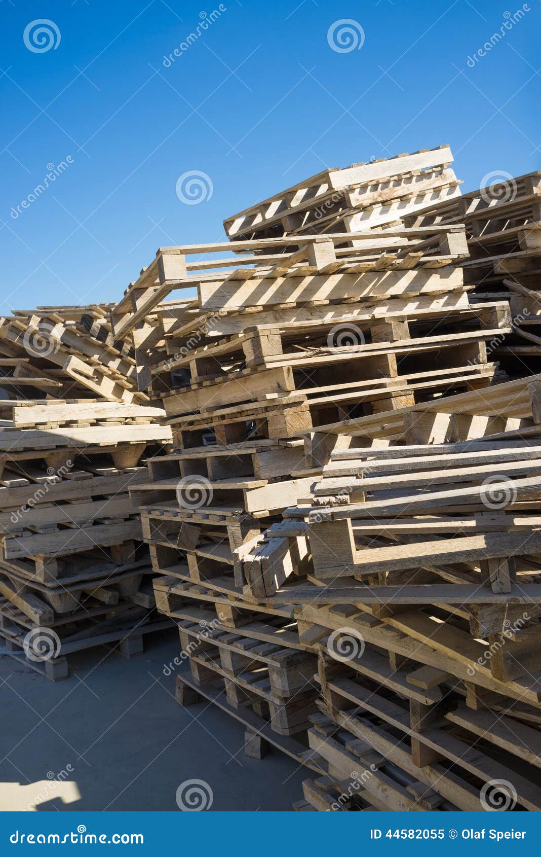 Old pallets stock image. Image of cargo, mess, stacked - 44582055