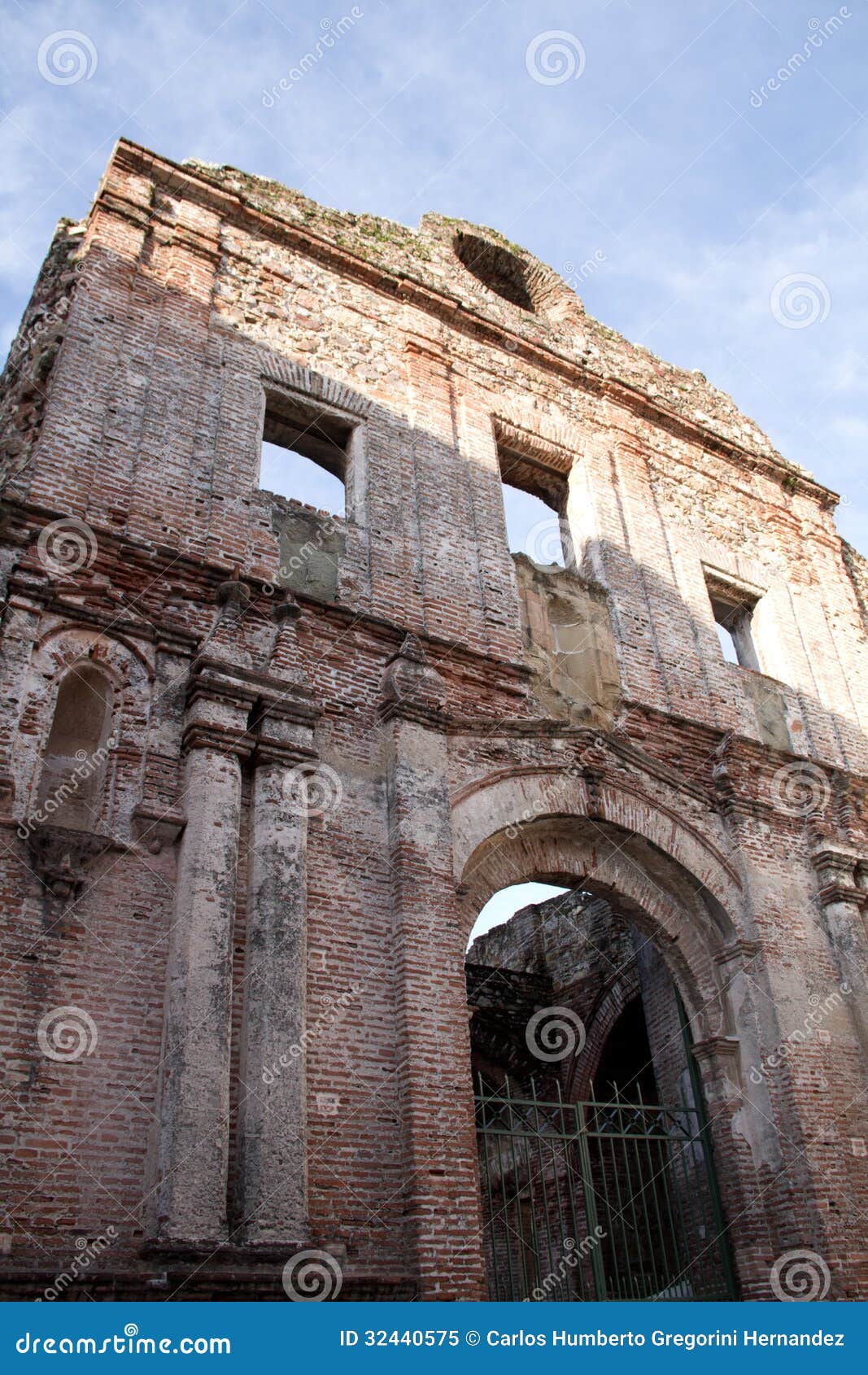 Old Panama stock image. Image of ruins, historic, people - 32440575