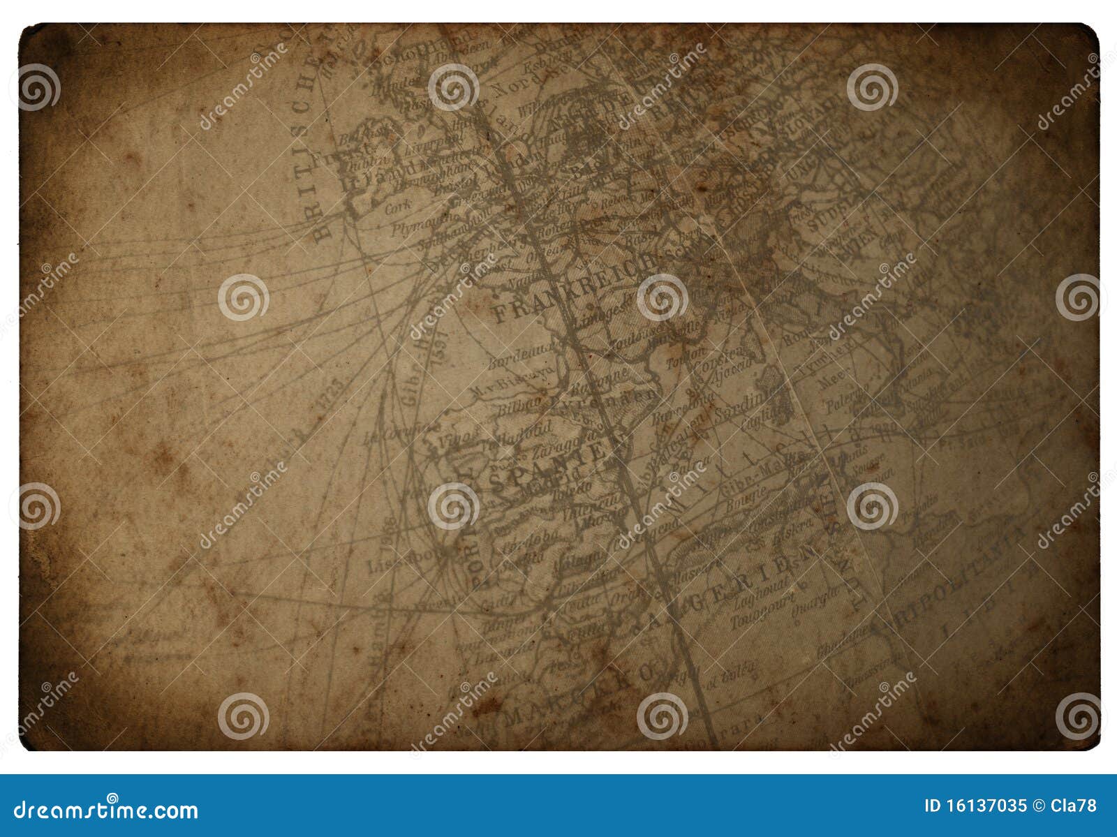 Old paper stock image. Image of aged, dirty, burn, cardboard - 16137035