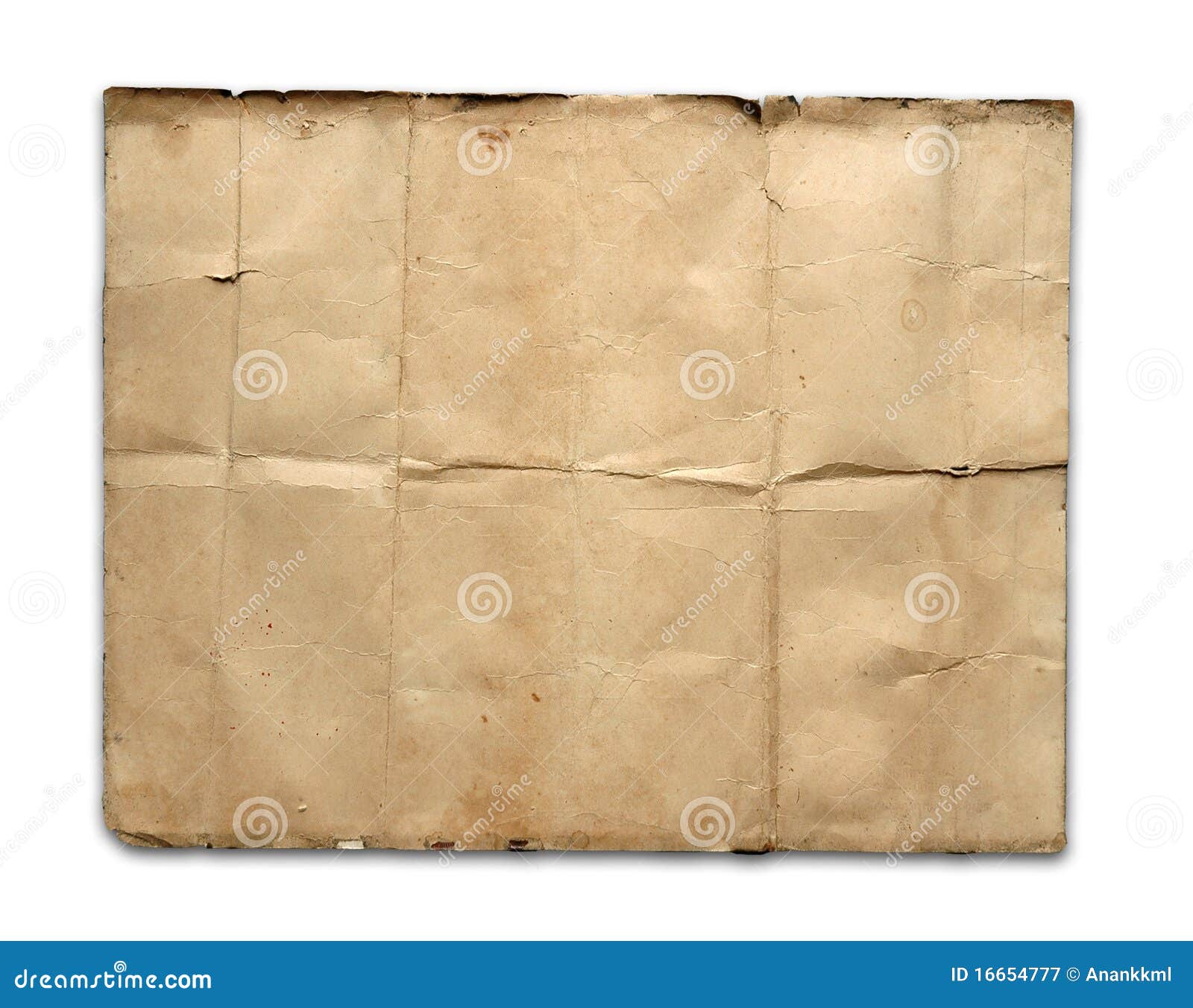 Old paper stock image. Image of card, brown, damaged - 16654777
