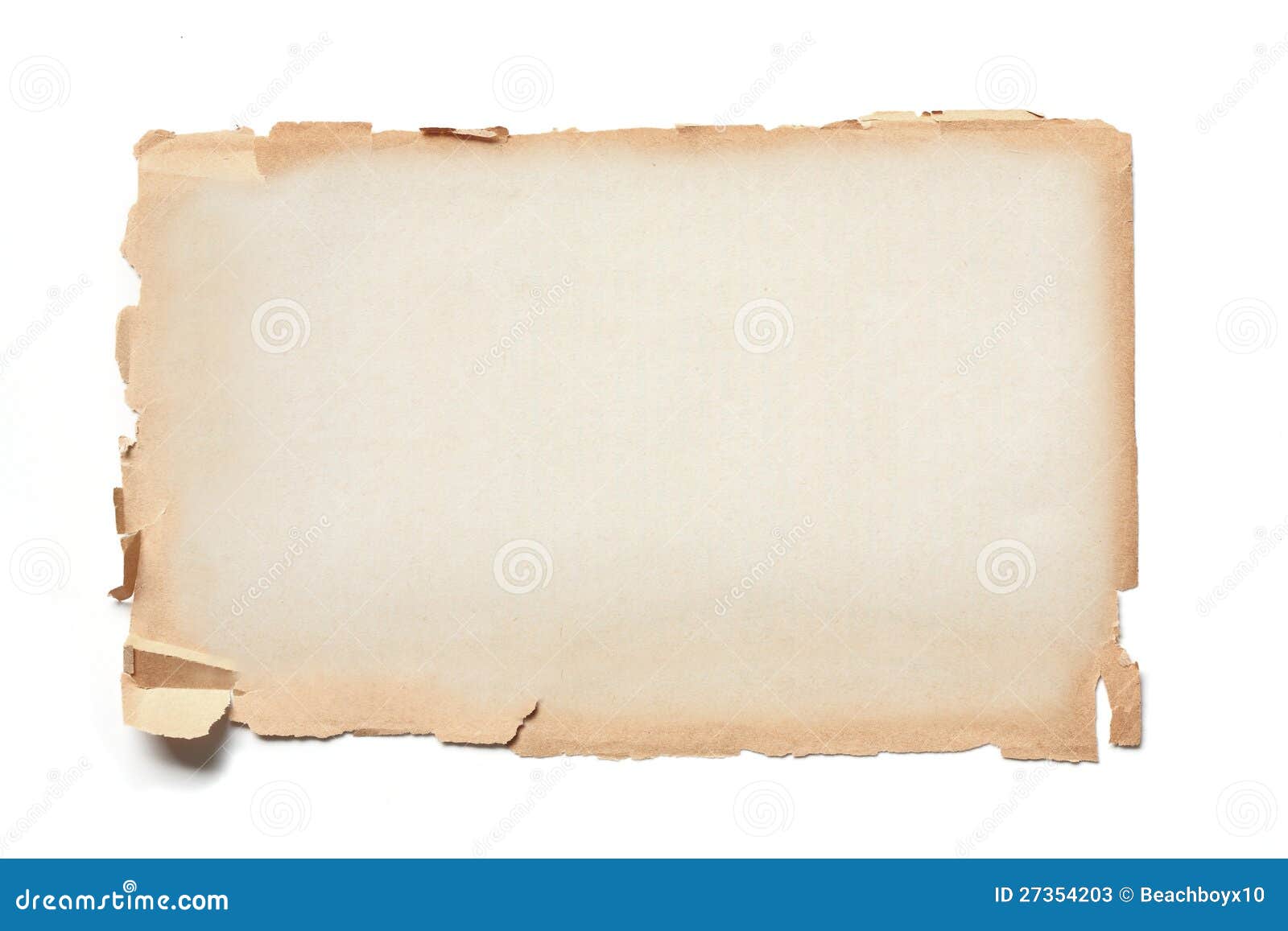 Old paper stock image. Image of paper, torn, blank, dirty - 27354203