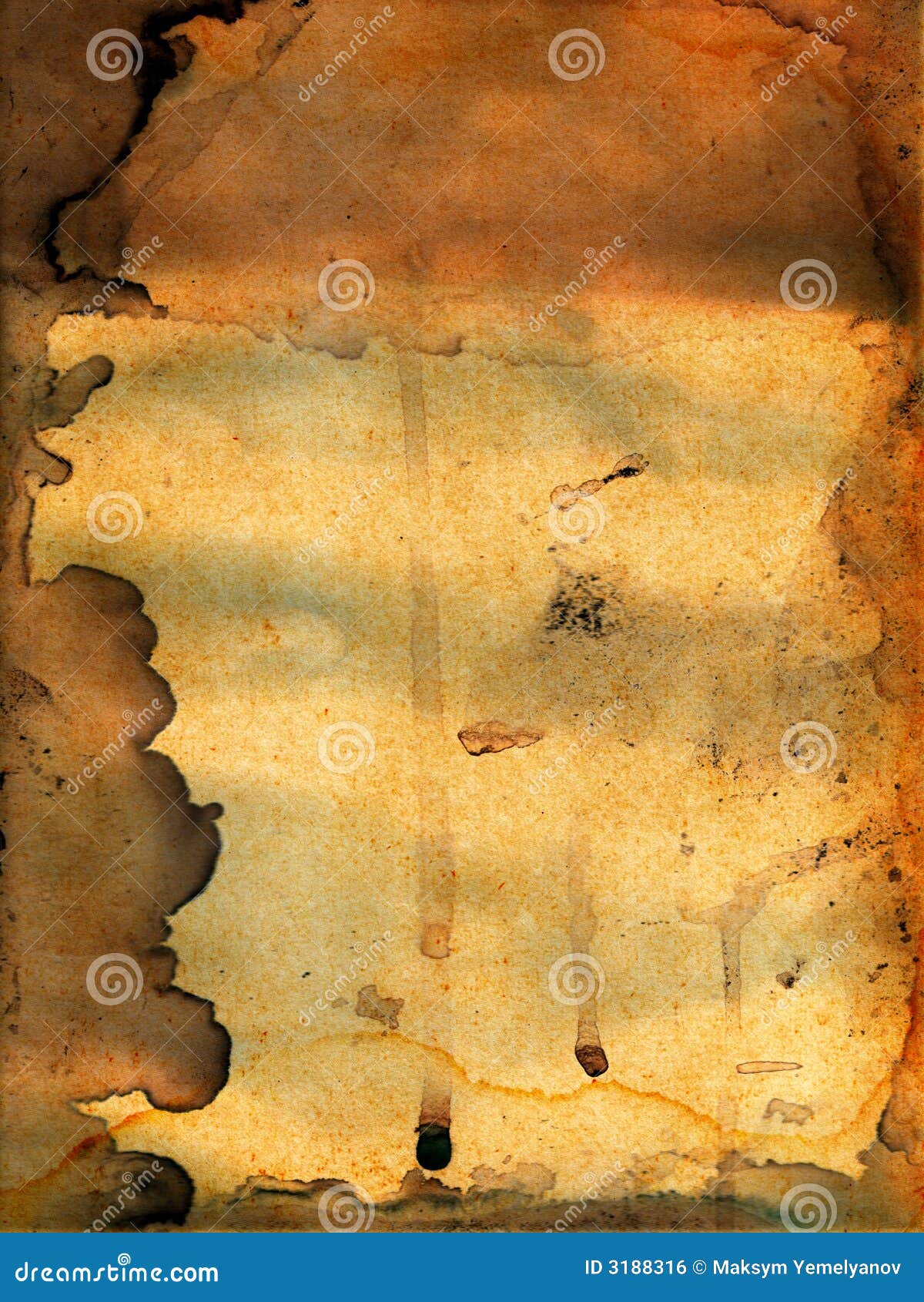 Old paper stock photo. Image of burning, burnt, paper - 3188316