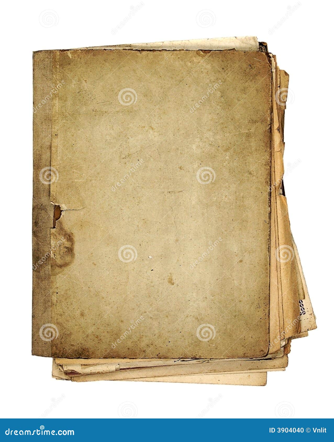 Old paper stock photo. Image of heap, isolated, paper - 3904040