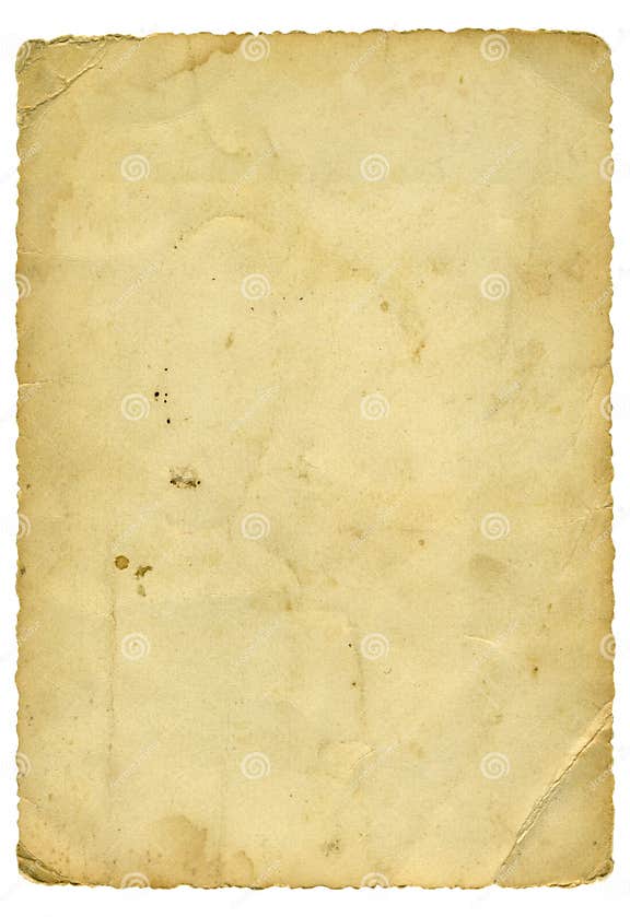 Old paper stock photo. Image of retro, isolated, antique - 4289874