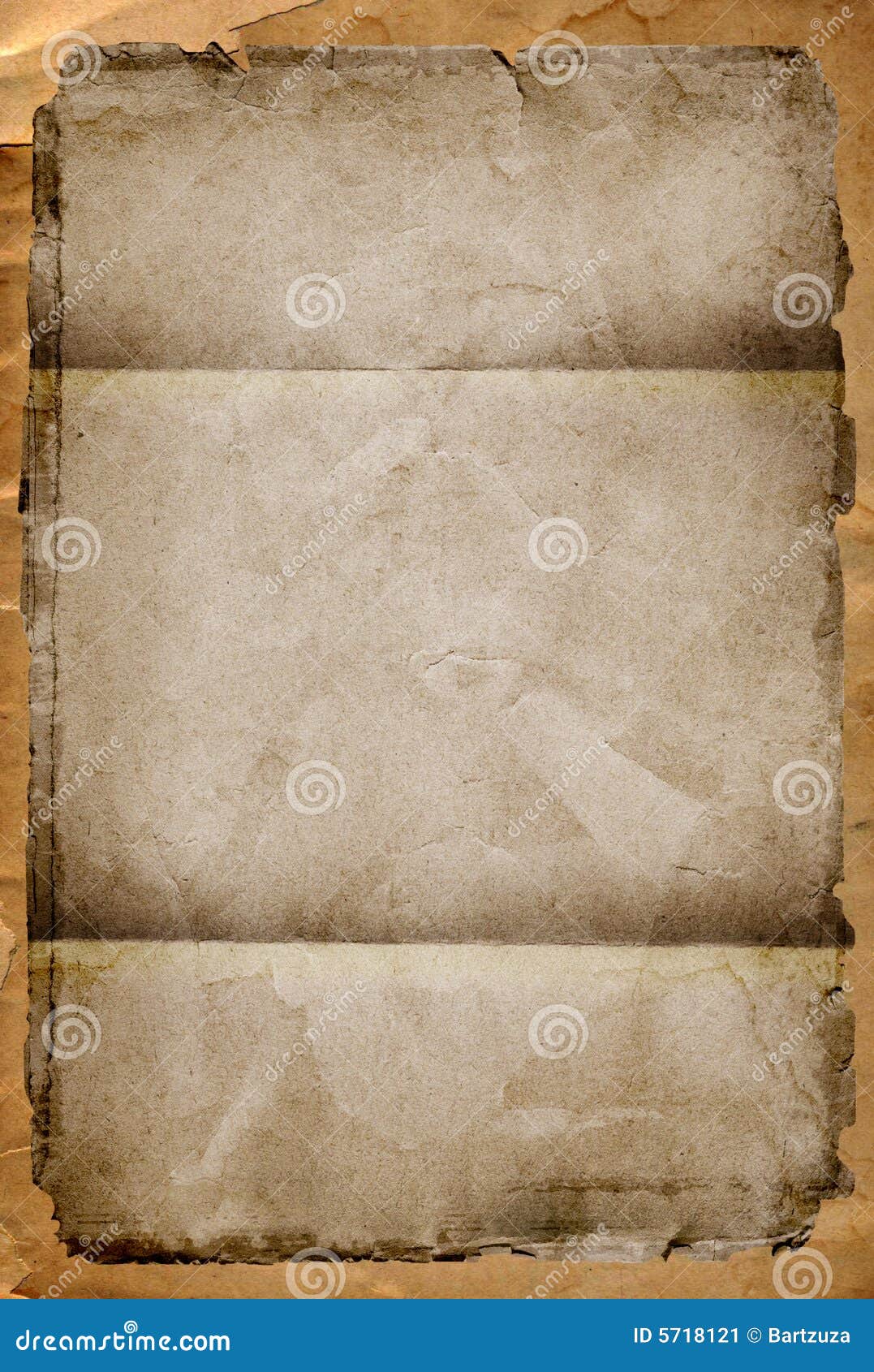 Old paper stock image. Image of antique, crumpled, grimy - 5718121